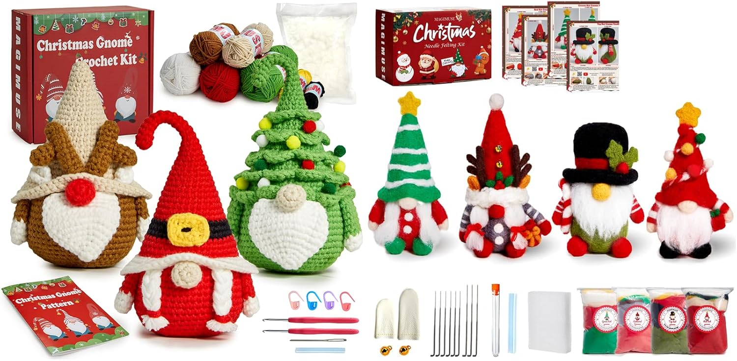 Amazon.com: MAGIMUSE Christmas Gnome Gift Set : Home & Kitchen