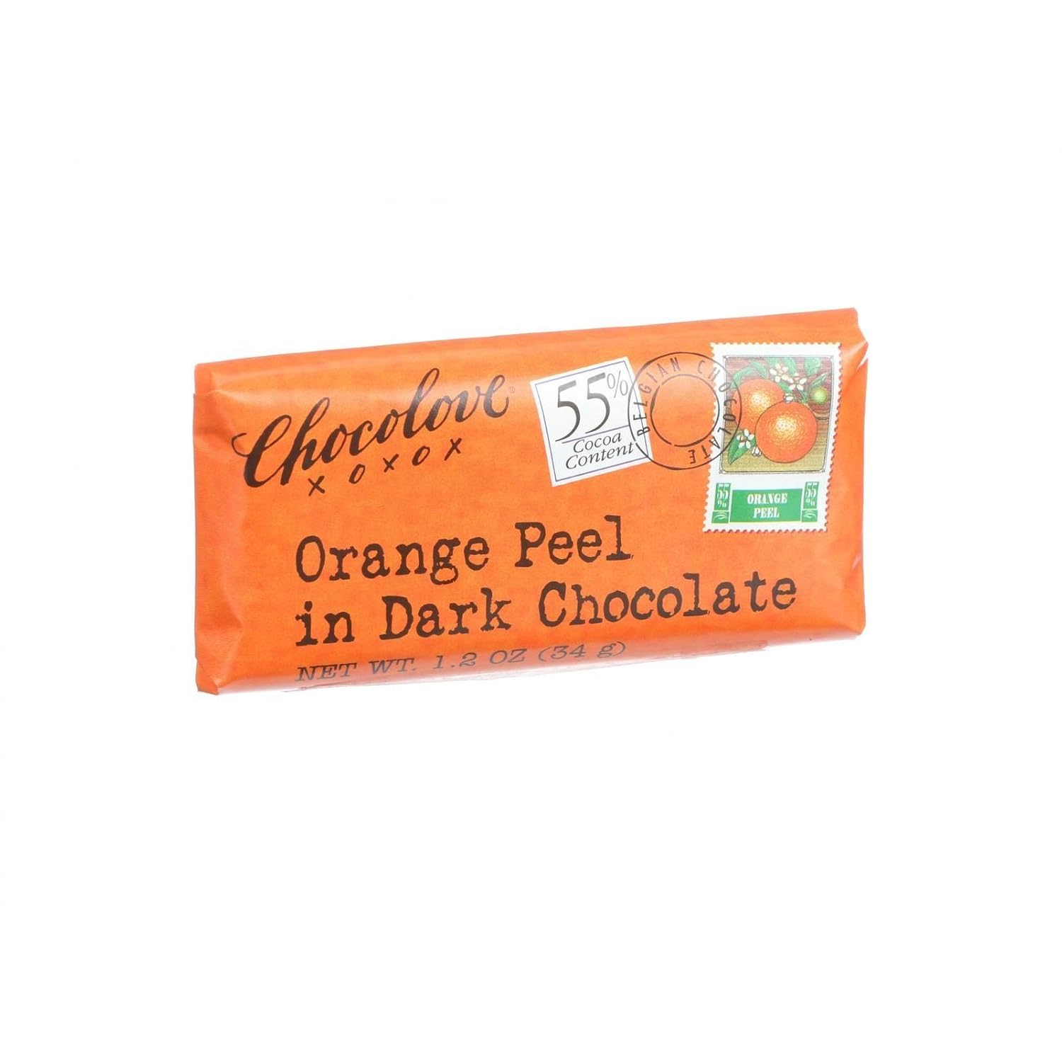 Amazon.com : Chocolove Orange Peel Dark Chocolate, 1.2 Ounce (Pack of ...