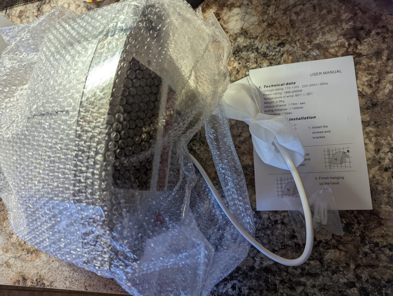 $17/mo - Finance POLASEN Hand Dryer Commercial Silver with 2 Pin Plug ...