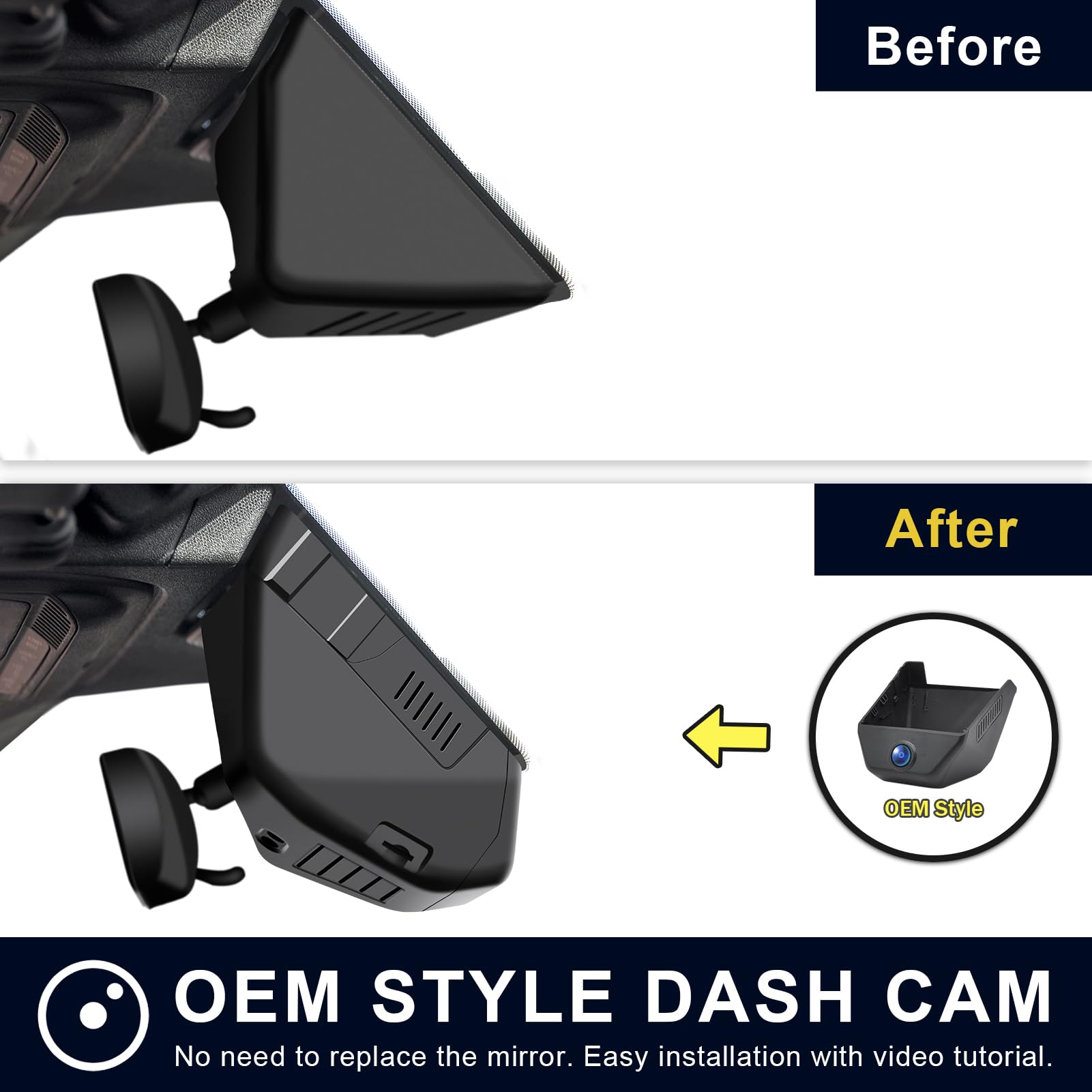 Snapklik.com : Mangoal 4K Dash Cam Fit For Ford Bronco 2021 2022 2023 2024