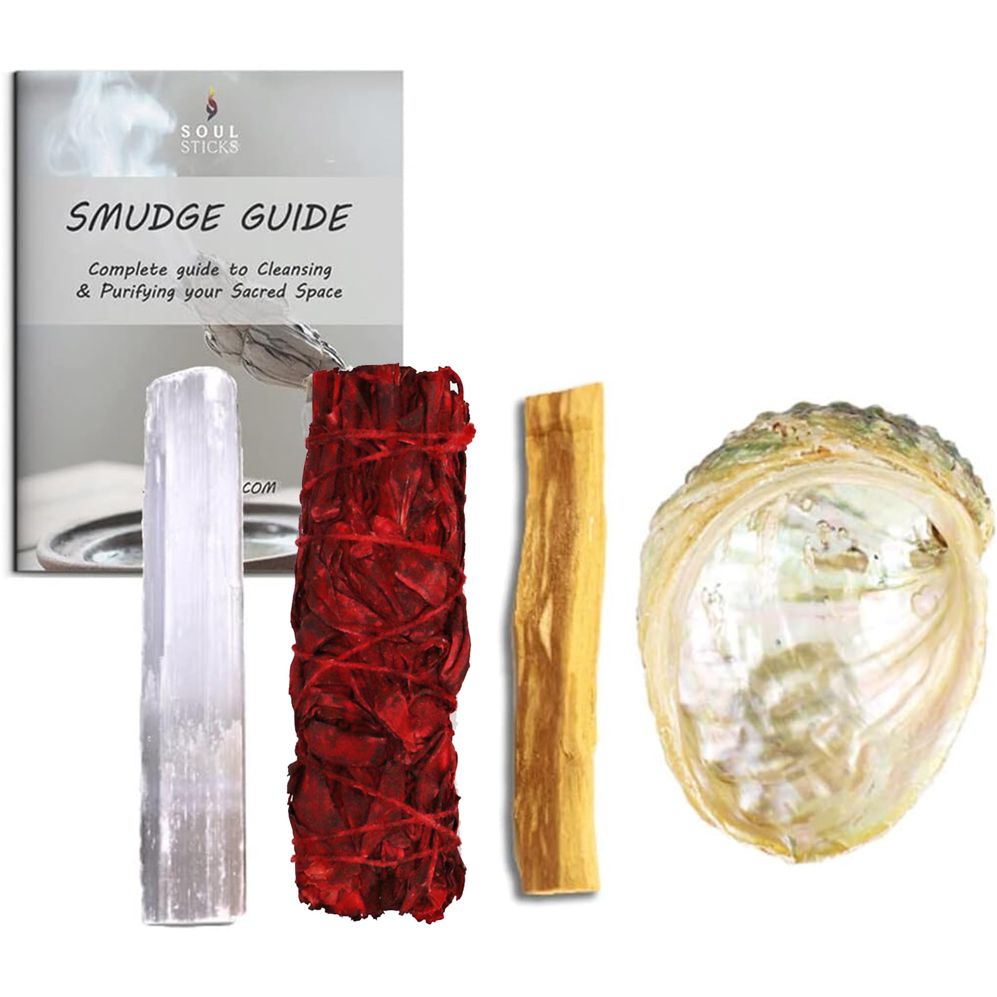 Amazon.com: SOUL STICKS Beginners Mini Smudge Kit Includes White Sage 3 ...