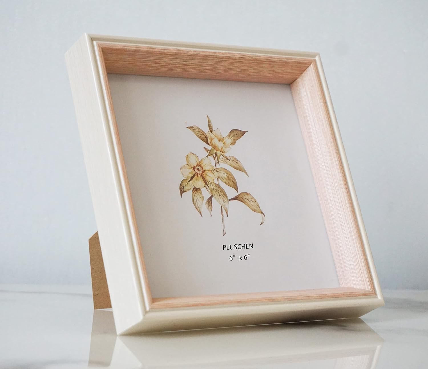 Amazon.com: PLUSCHEN 6X6 Pink Square Picture Frame, 6X6 Resin Photo ...