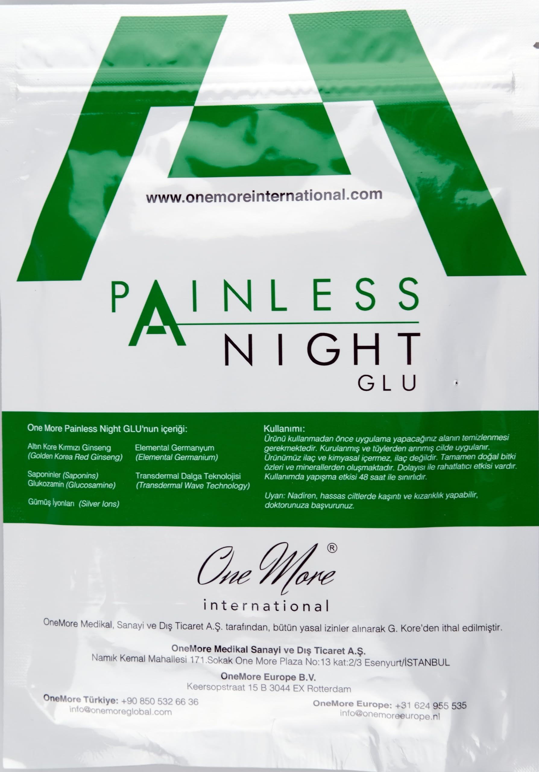 Painless Night Glu 25 li Paket : Amazon.com.tr: Sağlık ve Bakım