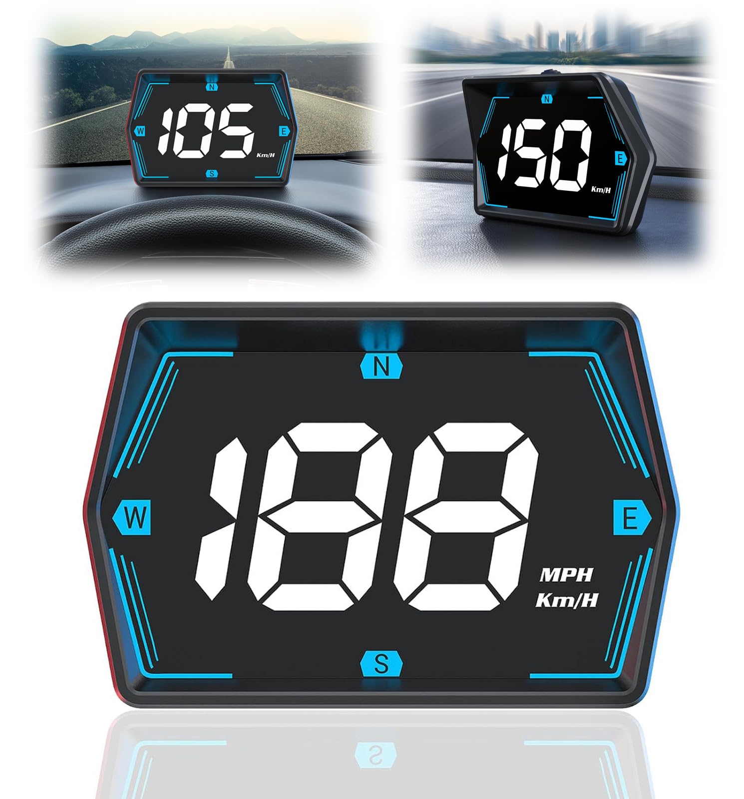 Buy SYOSI 1 Pcs Universal Car HUD Speedometer G20 Car Heads-up Display ...