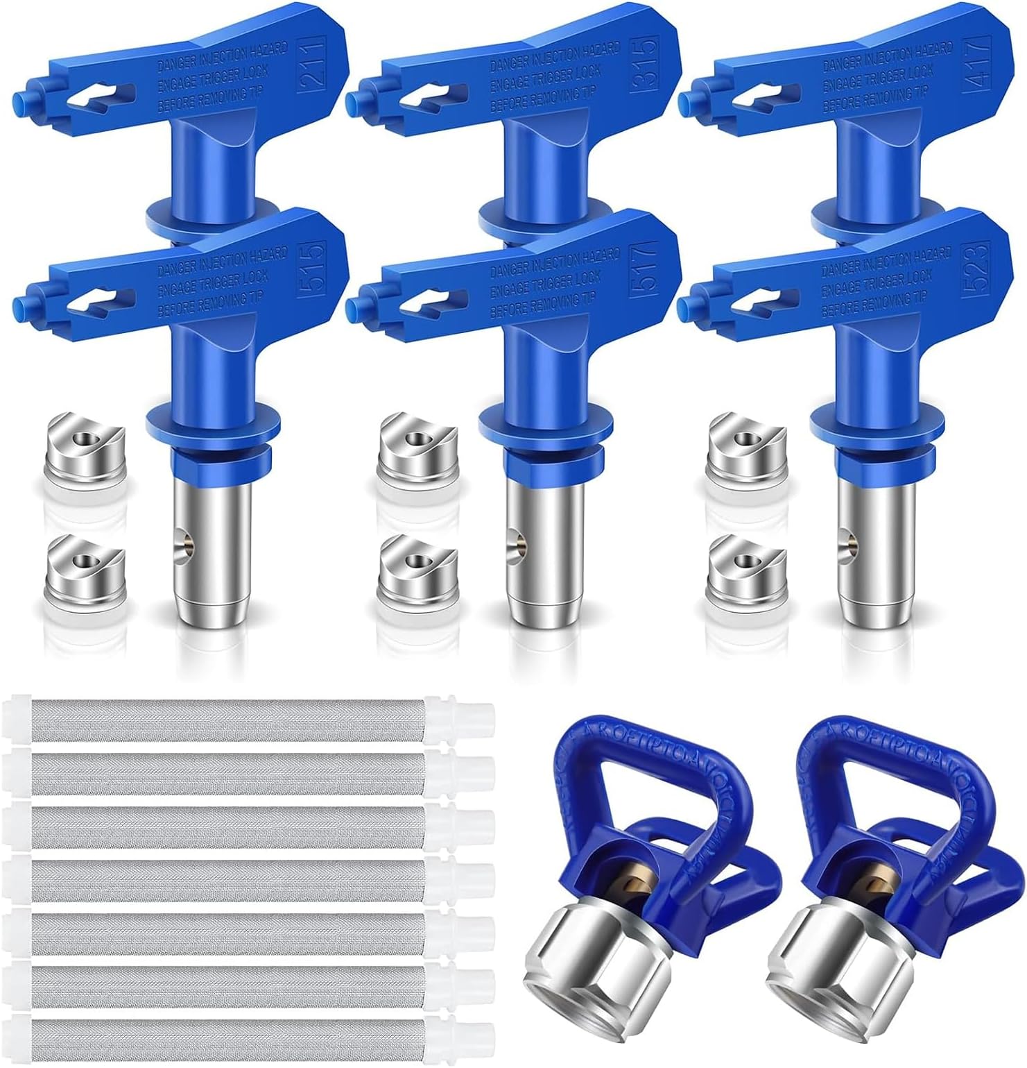 Amazon.com : 14 Pcs Spray Tips Airless Paint Sprayer Tips, Spray Paint ...