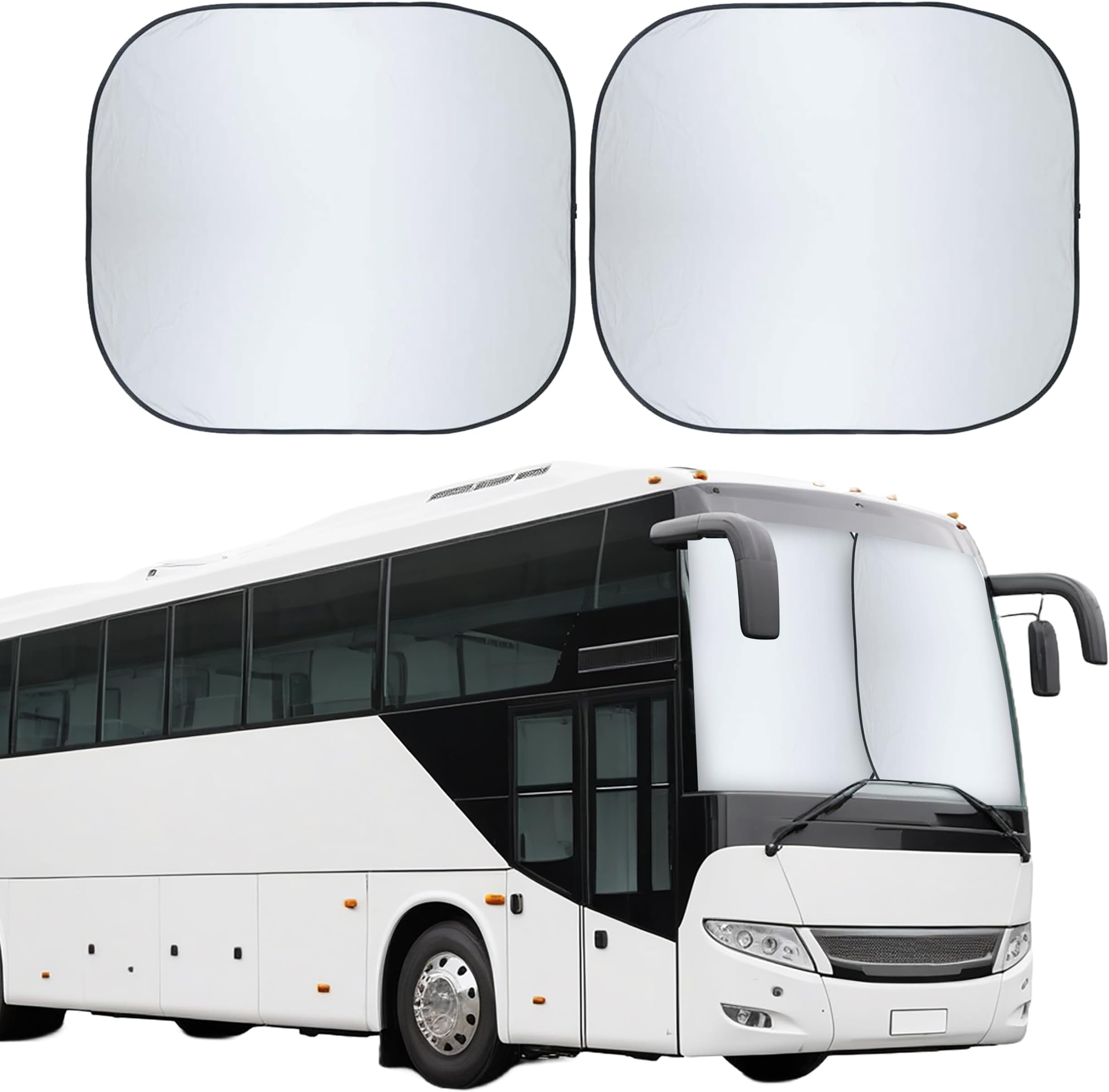 Amazon.com: ShadePro - ShadeMaster RV Windshield Sunshade - Front ...