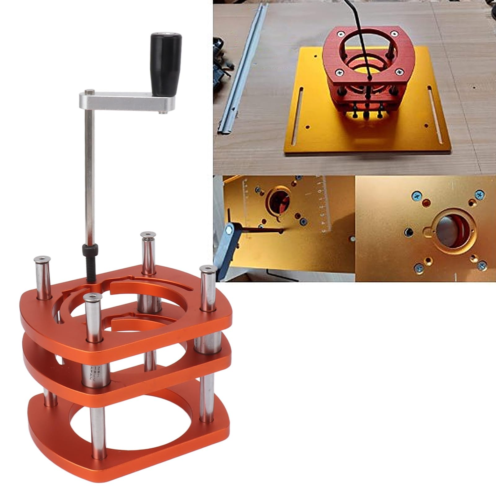 Router Lifts For Woodworking Router Lift Base Aluminium Alloy 4 Jaw ...