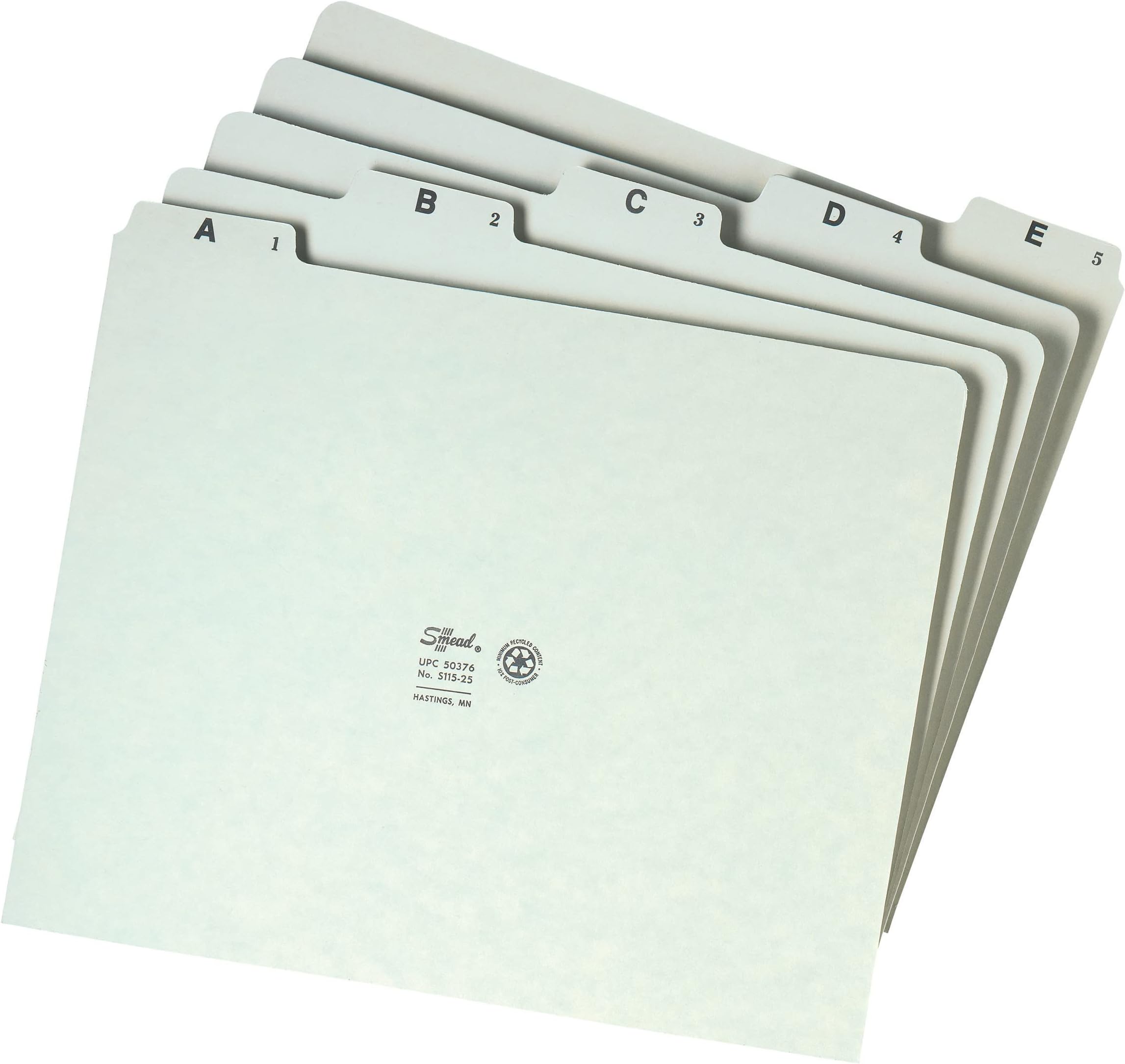 Amazon.com : Staples® A-Z Index File Guide, Letter, Light Green, 25/Set ...