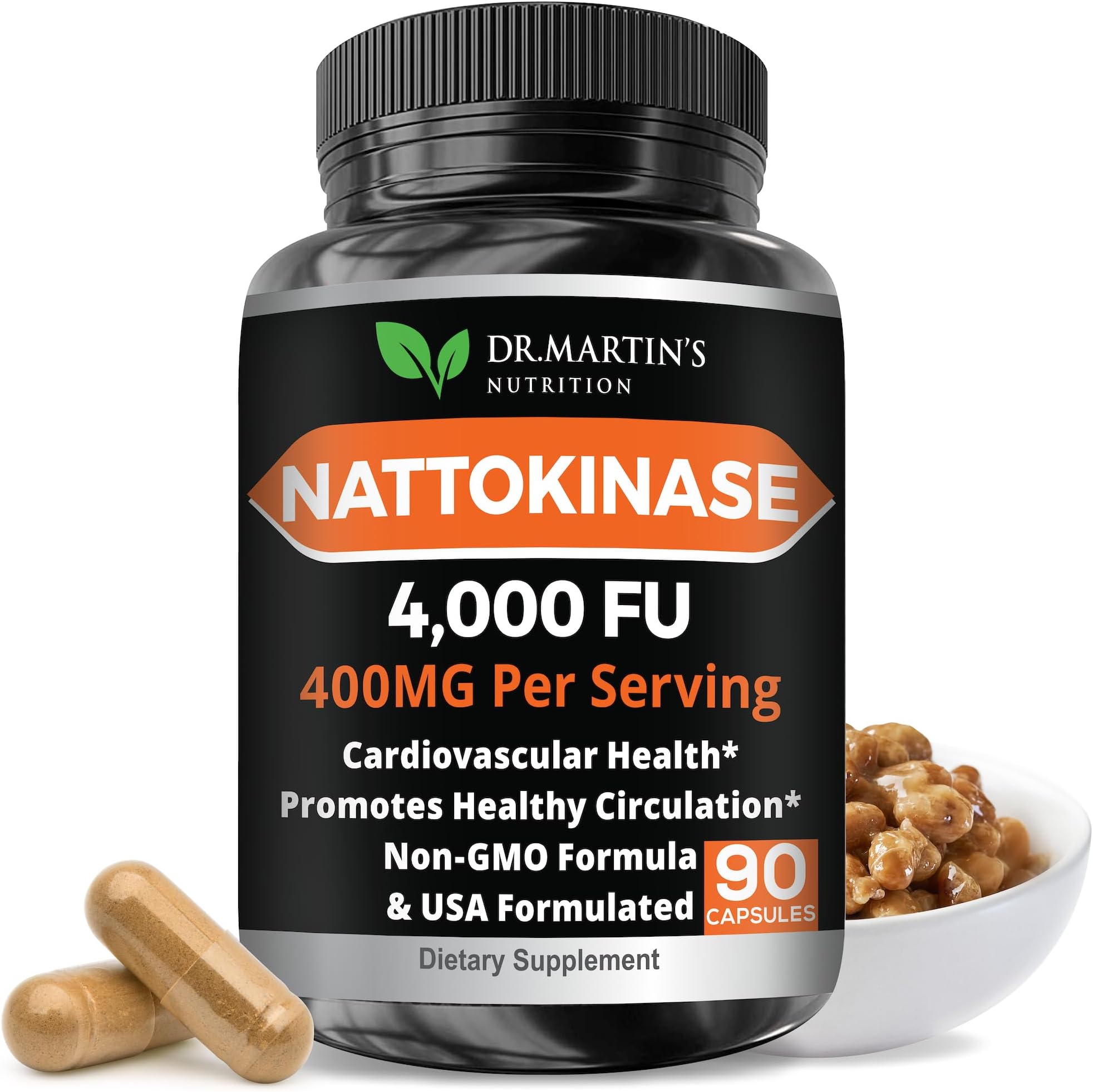 Amazon.com: Nattokinase Supplement Capsules - 5000 FU - Enzymes from ...