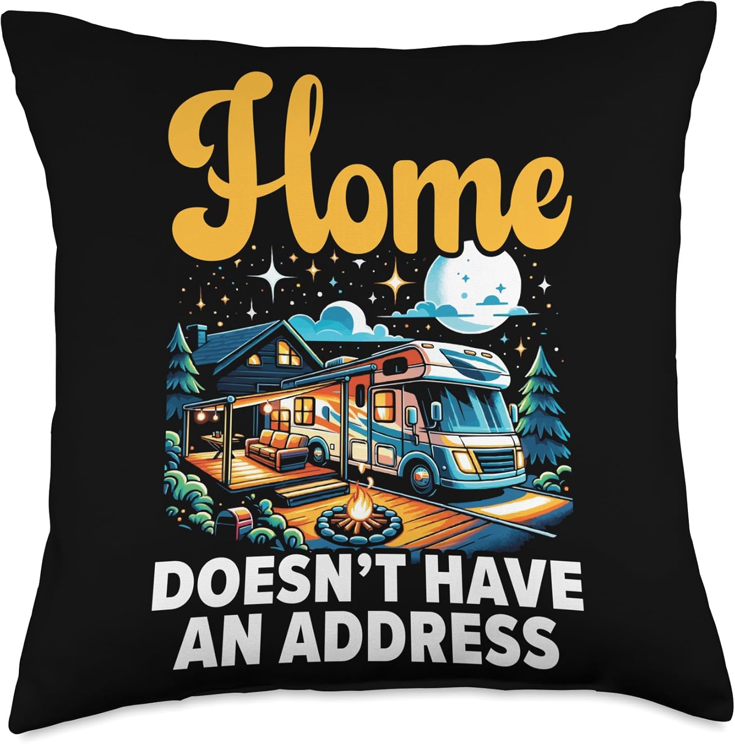 Amazon.com: Mobile Home Motorhome Trailer Park Rolling Home Throw ...