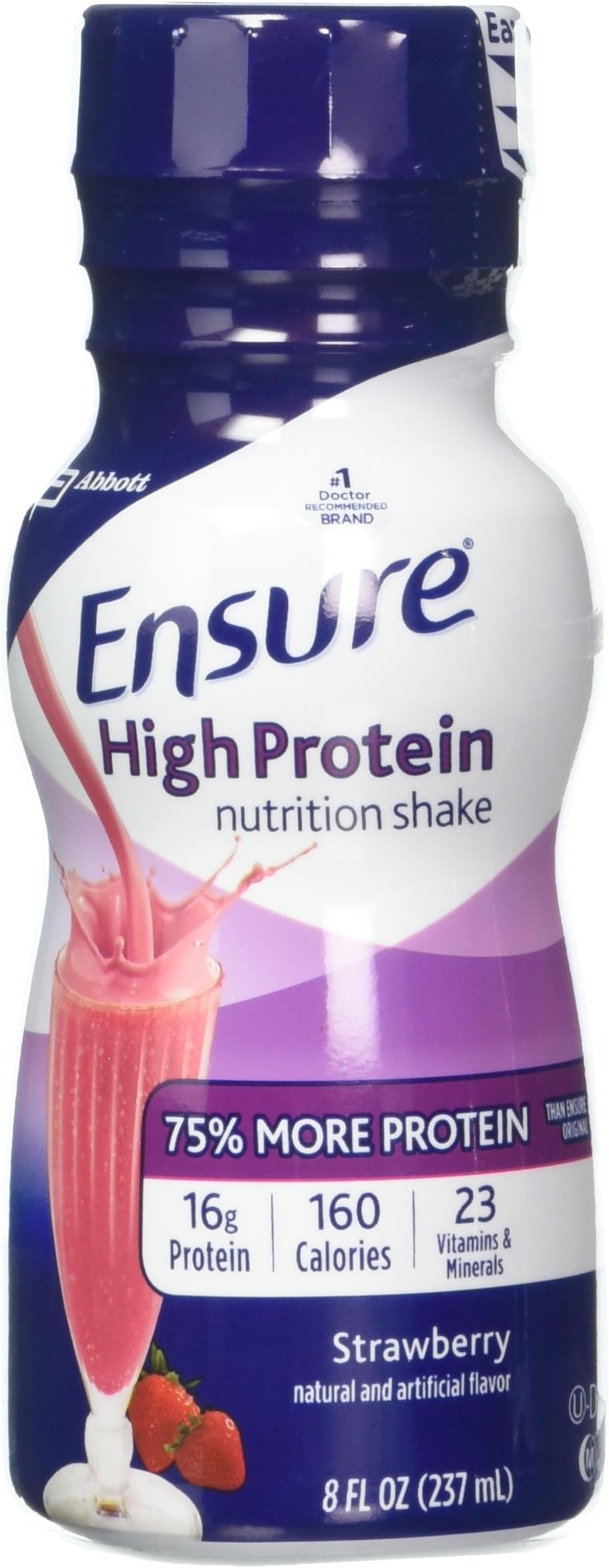 Amazon.com: Ensure Original Nutrition Shake, Strawberry, 8 Ounces, 6 ...