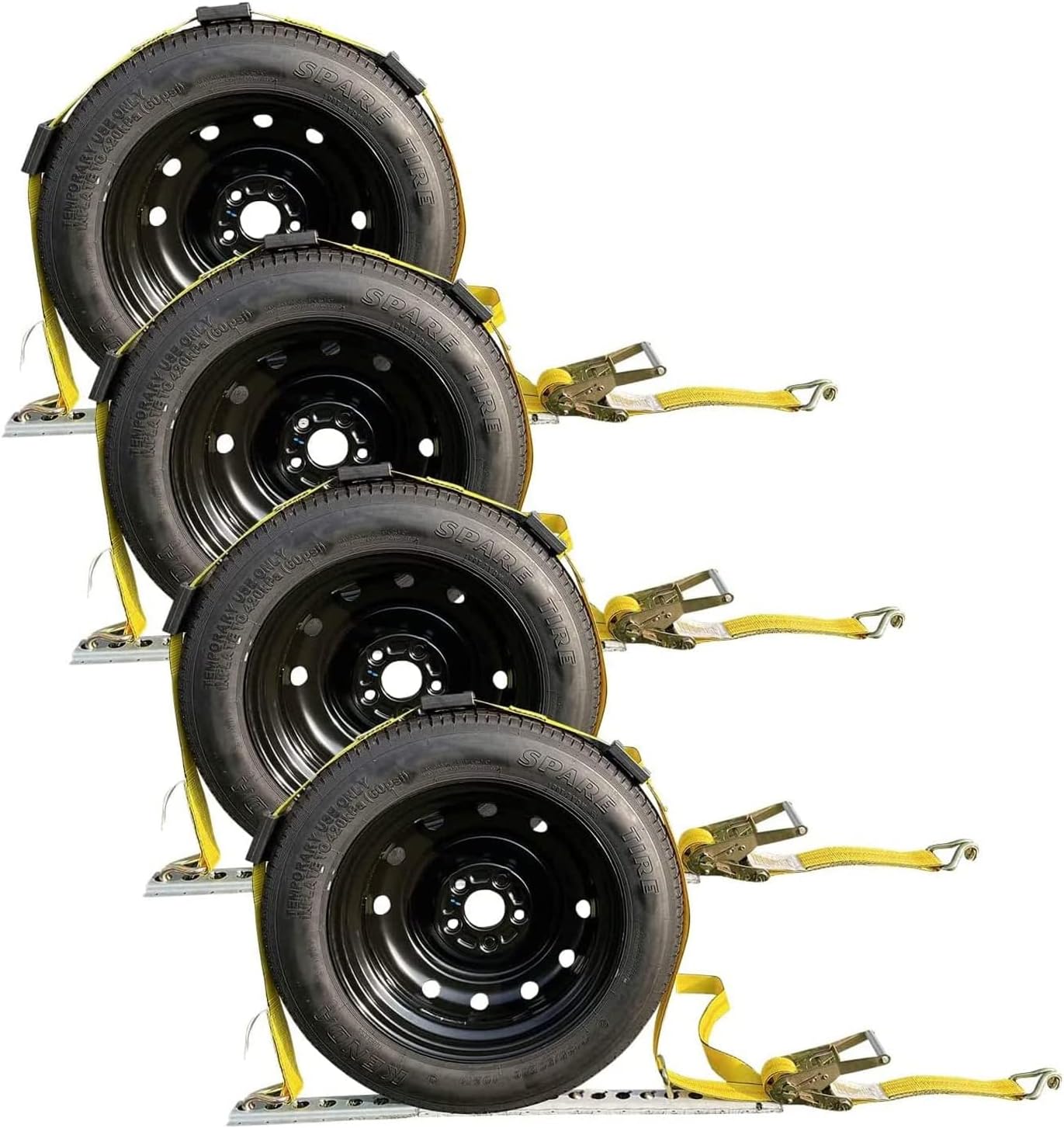 Amazon.com: Autofonder Heavy Duty Vehicle Tie Down Kit - 10,000lb ...