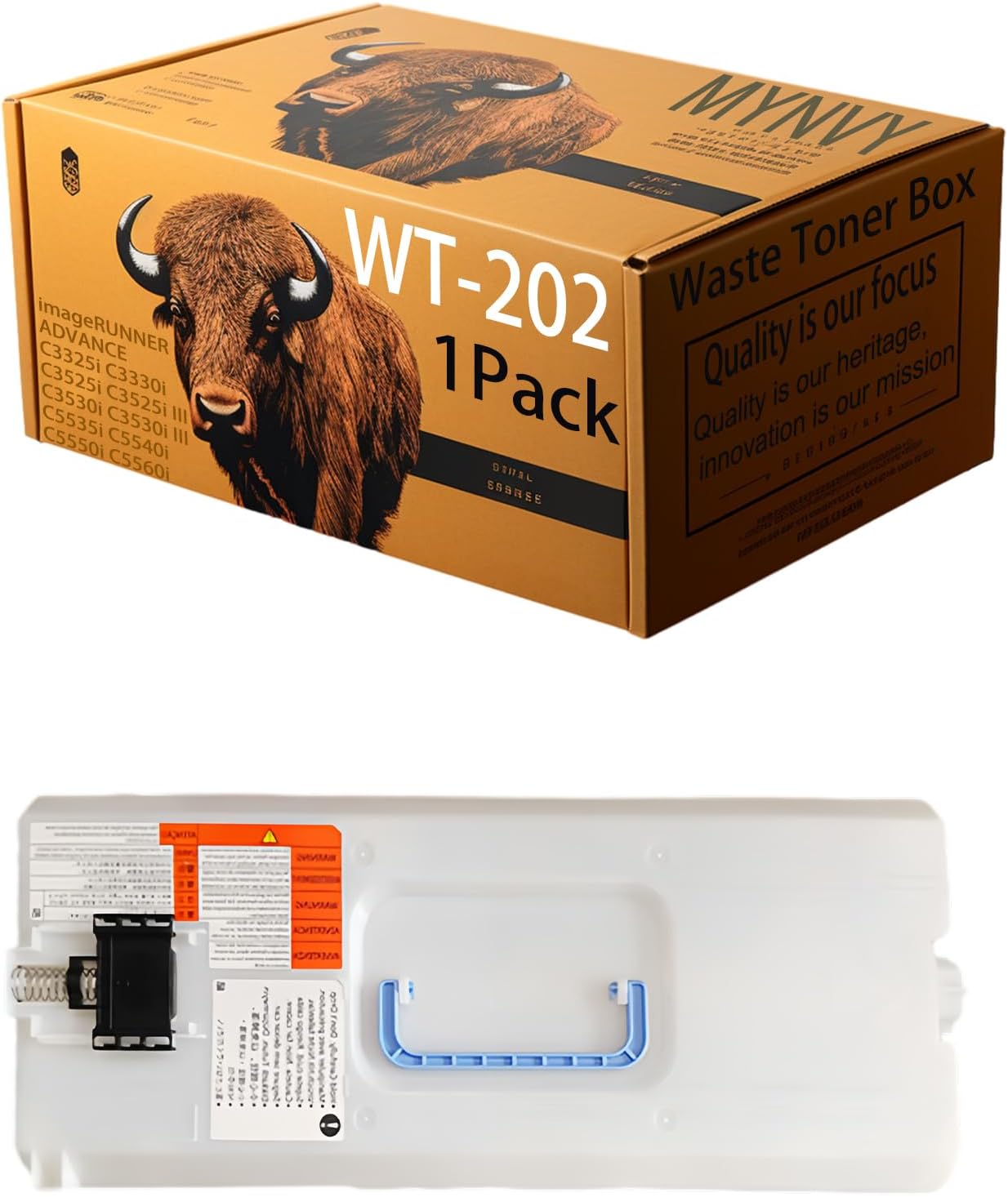 Amazon.com: WT-202 Waste Toner Box Replacement for Canon WT-202, Perfectly Compatible for Canon ...