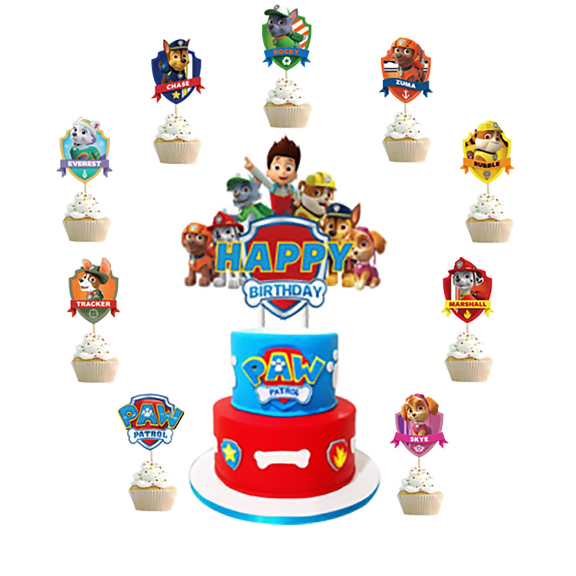 Buy 22Pcs Paw Patrol Cake Topper Cupcake Topper Kid s Cake Topper buy-22pcs-paw-patrol-cake-topper-cupcake-topper-kid-s-cake-topper