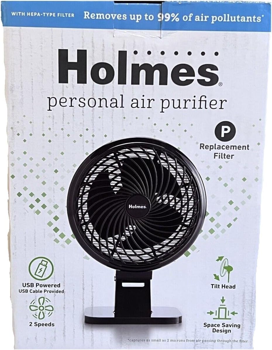 Amazon.com: Holmes Personal Air Purifier, HAP120-U, HEPA Type Filter ...