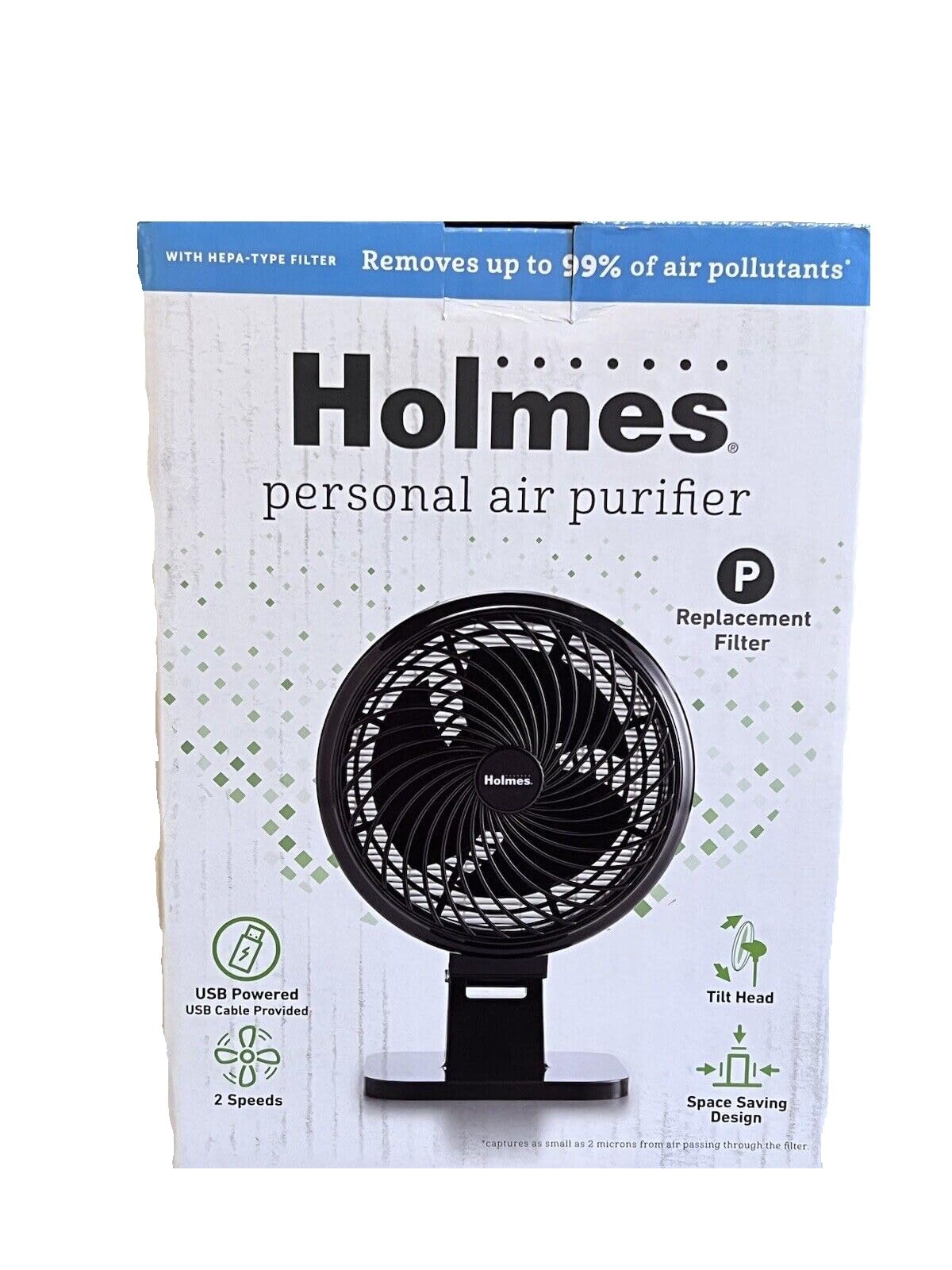 Amazon.com: Holmes Personal Air Purifier, HAP120-U, HEPA Type Filter ...