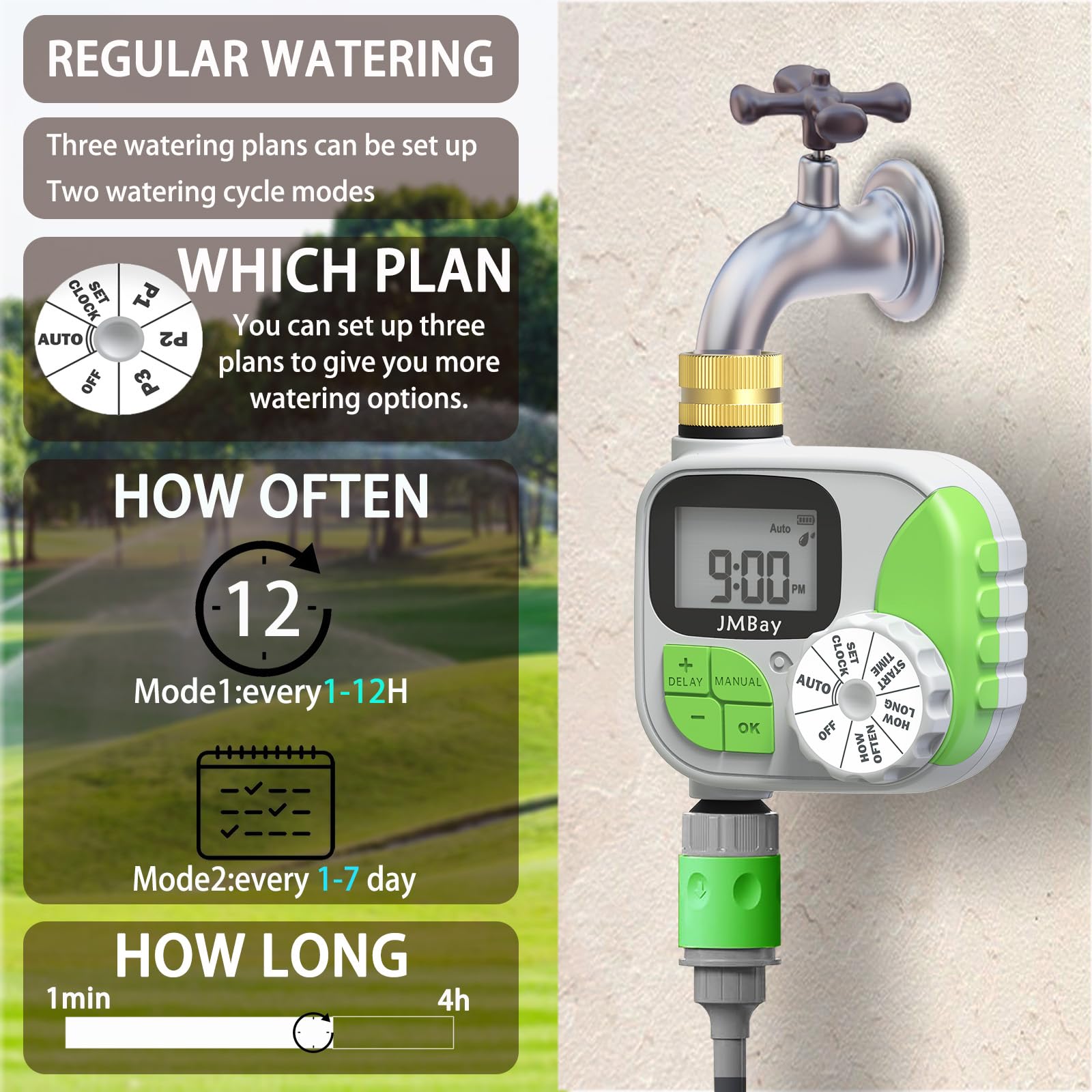 Snapklik.com : Sprinkler Timer Water Timer For Garden Hose,Smart Hose ...
