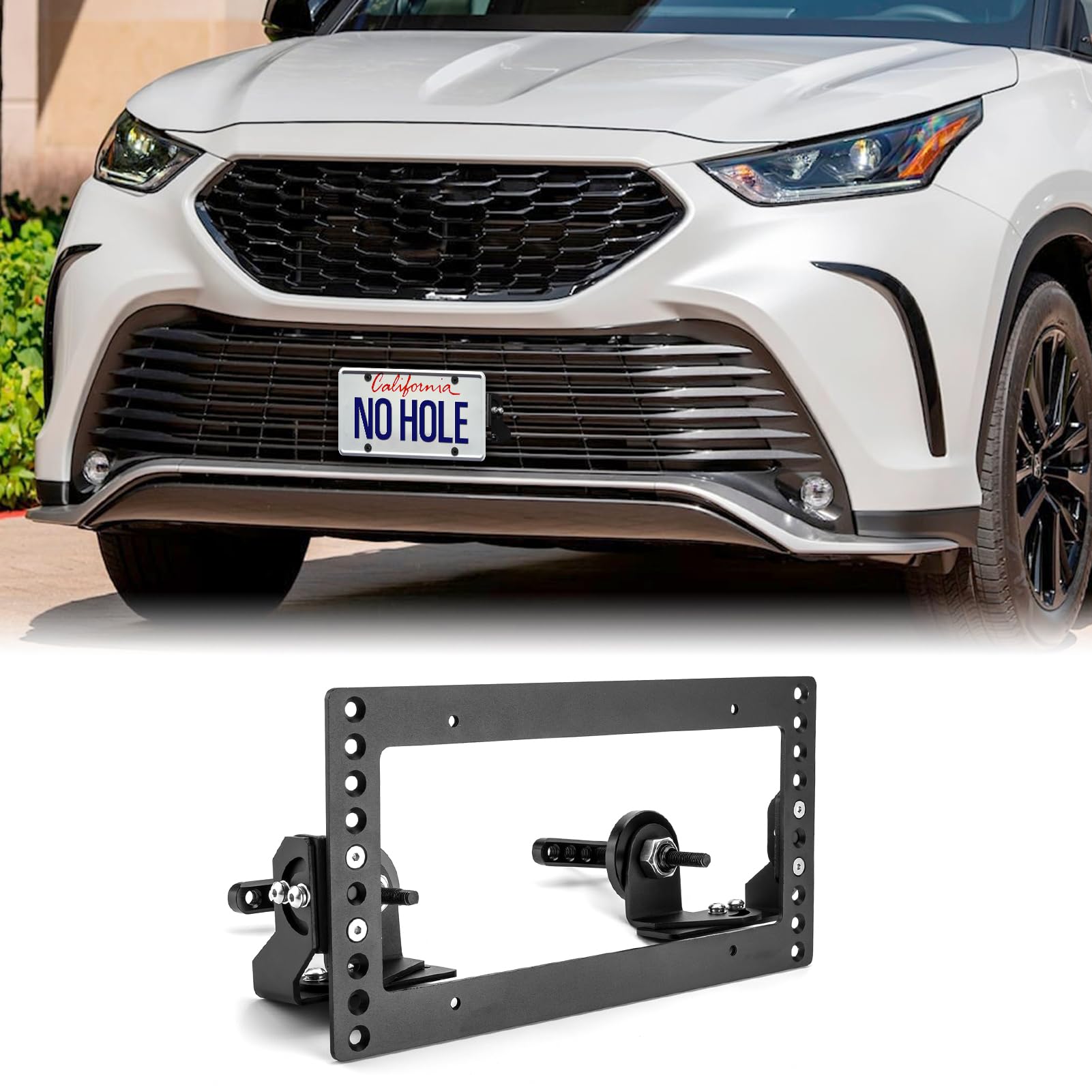 Snapklik.com : WeiSen Front Grille License Plate Holder Mount Bracket ...