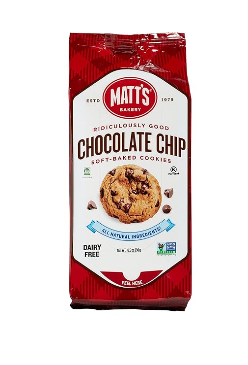 Amazon.com: Matt's Bakery | Chocolate Chip Cookies | Soft-Baked, Non ...