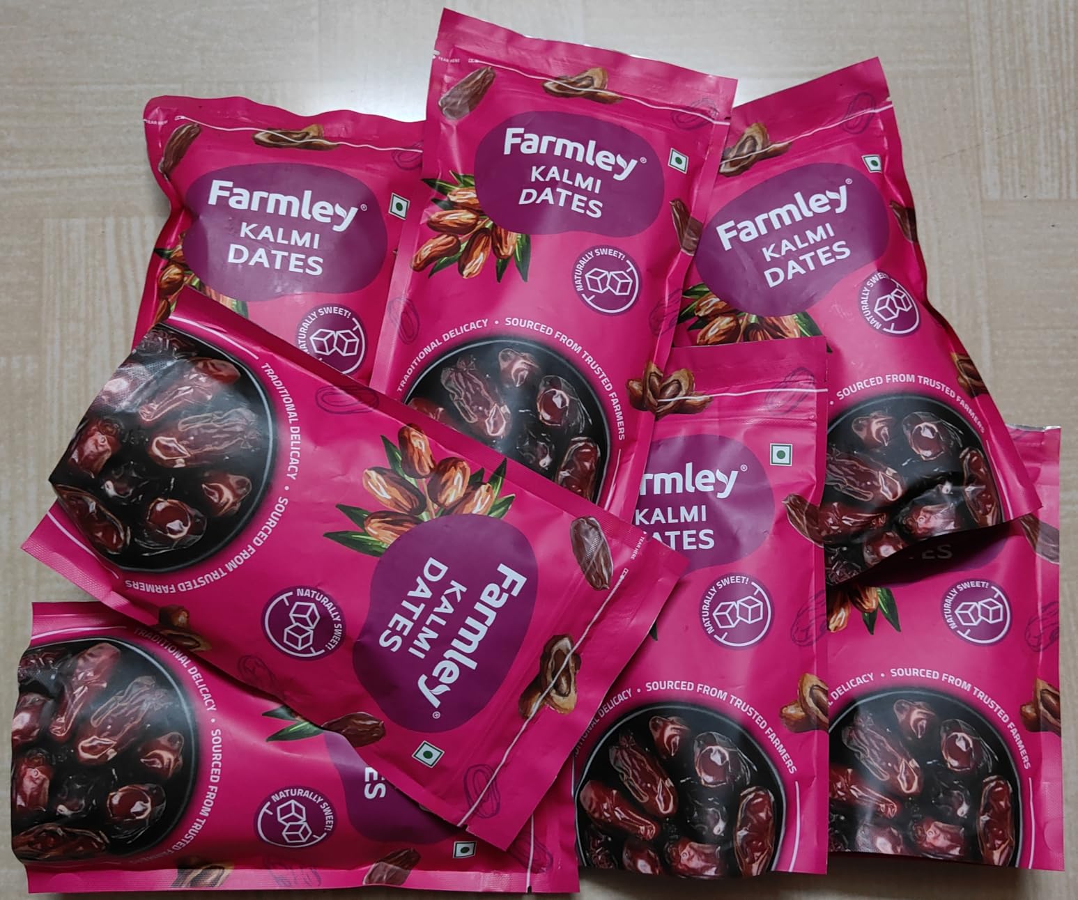 Farmley Kalmi Dates 200g I Khajoor, Khajur I Dried Fruits | No Added ...