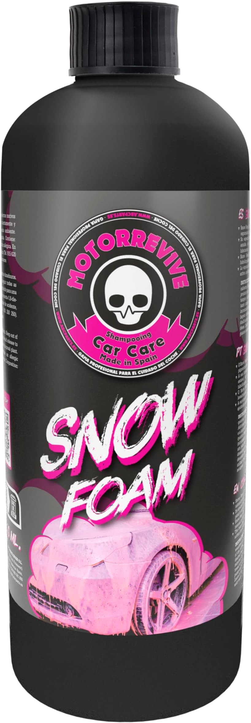 Motorrevive Shampooing Car Care 500 ml Snow Foam Pink Foam Cleaner for ...