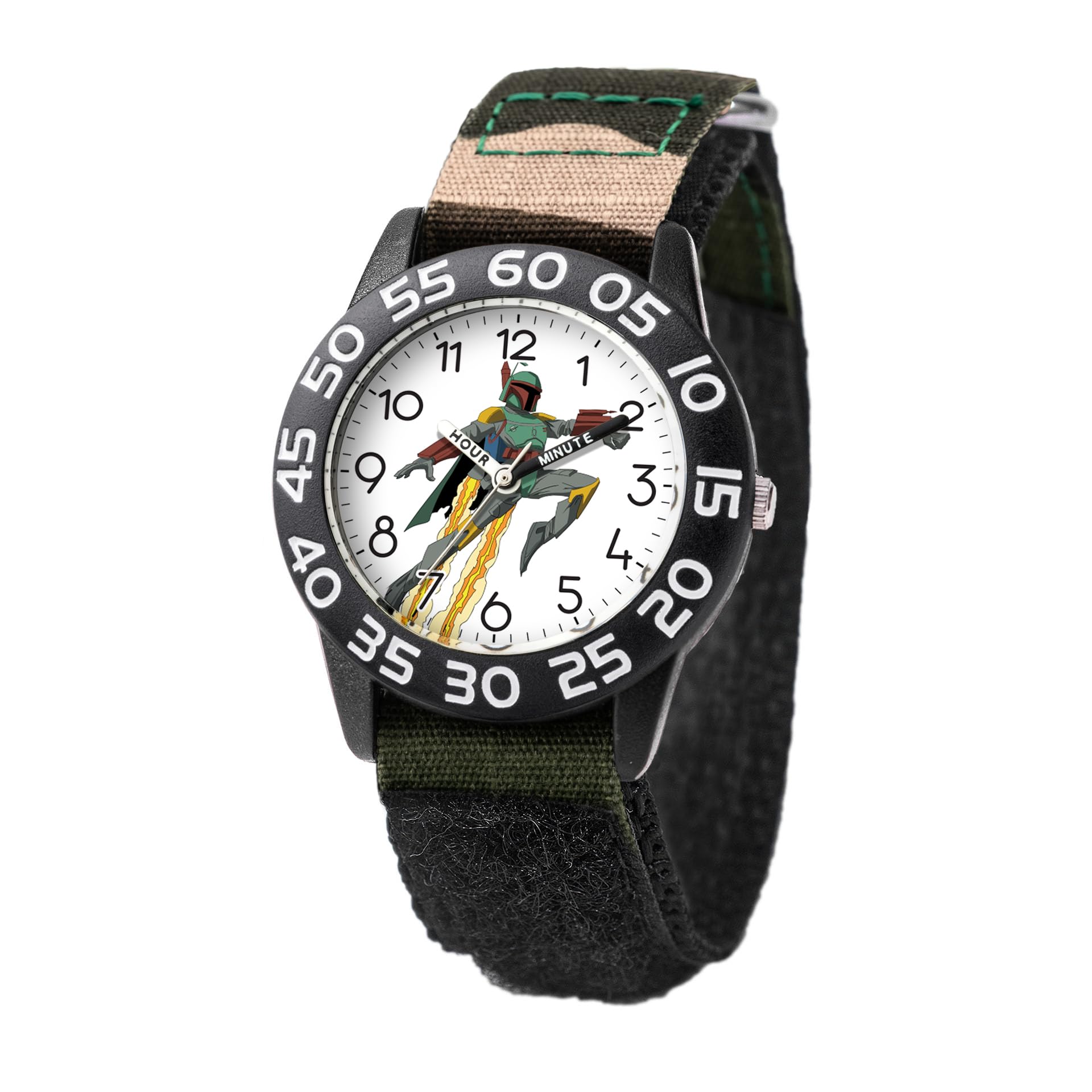 Amazon.com: STAR WARS Kids' Plastic Time Teacher Watch, Analog Quartz ...