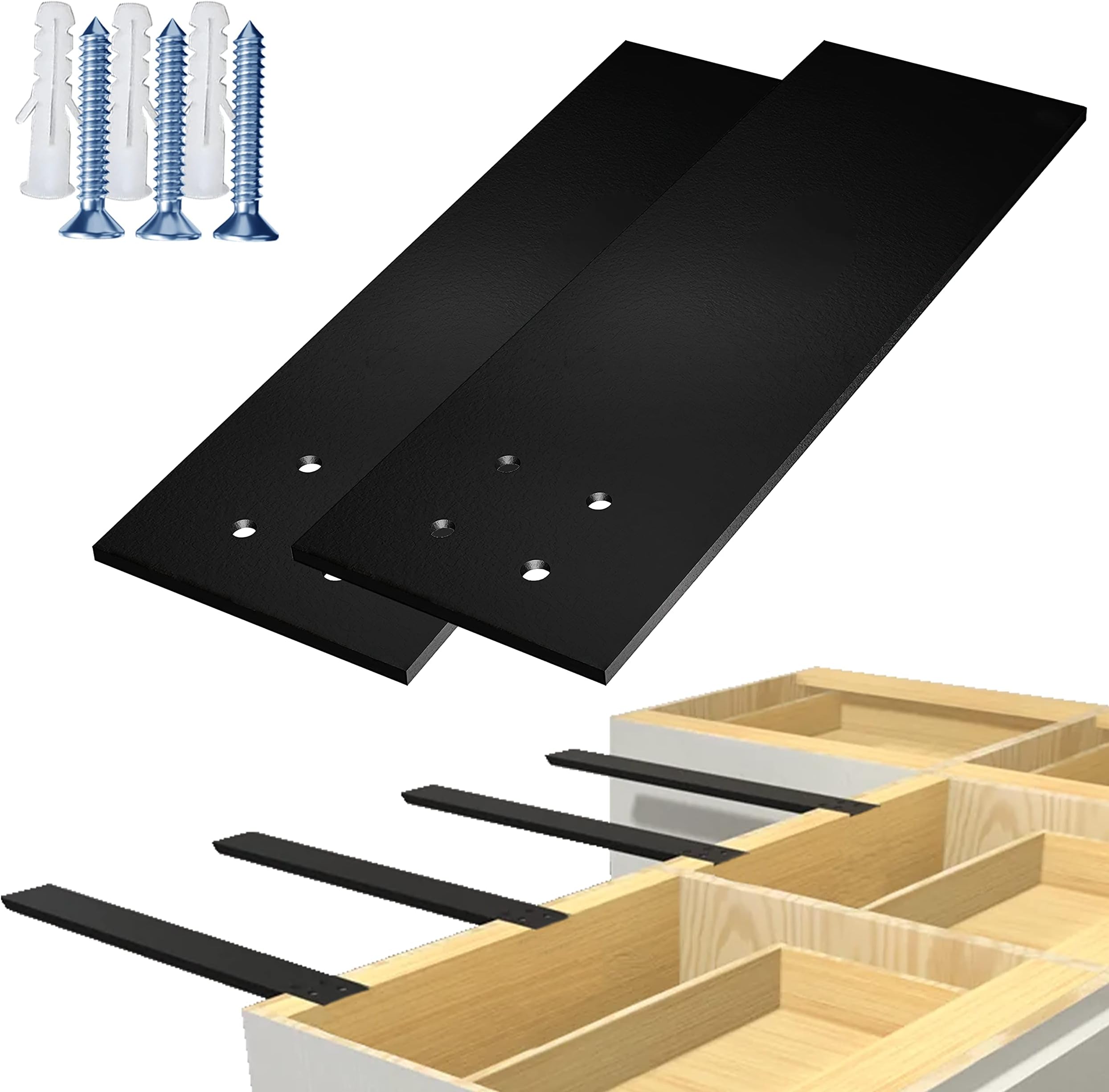 Amazon.com: Simond Store 2 Pcs. Countertop Support Brackets 14"x4"x1/4 ...