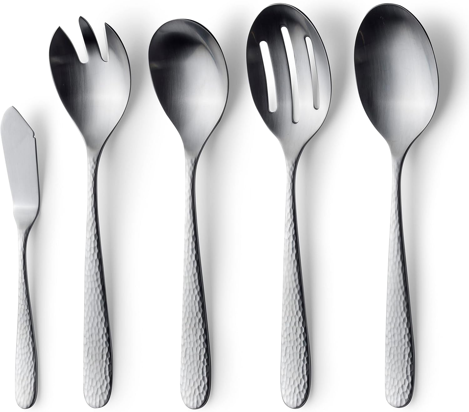 Amazon.com: DANIALLI 10 Piece Matte Hostess/Serving/Utensil Set, 18 10 ...