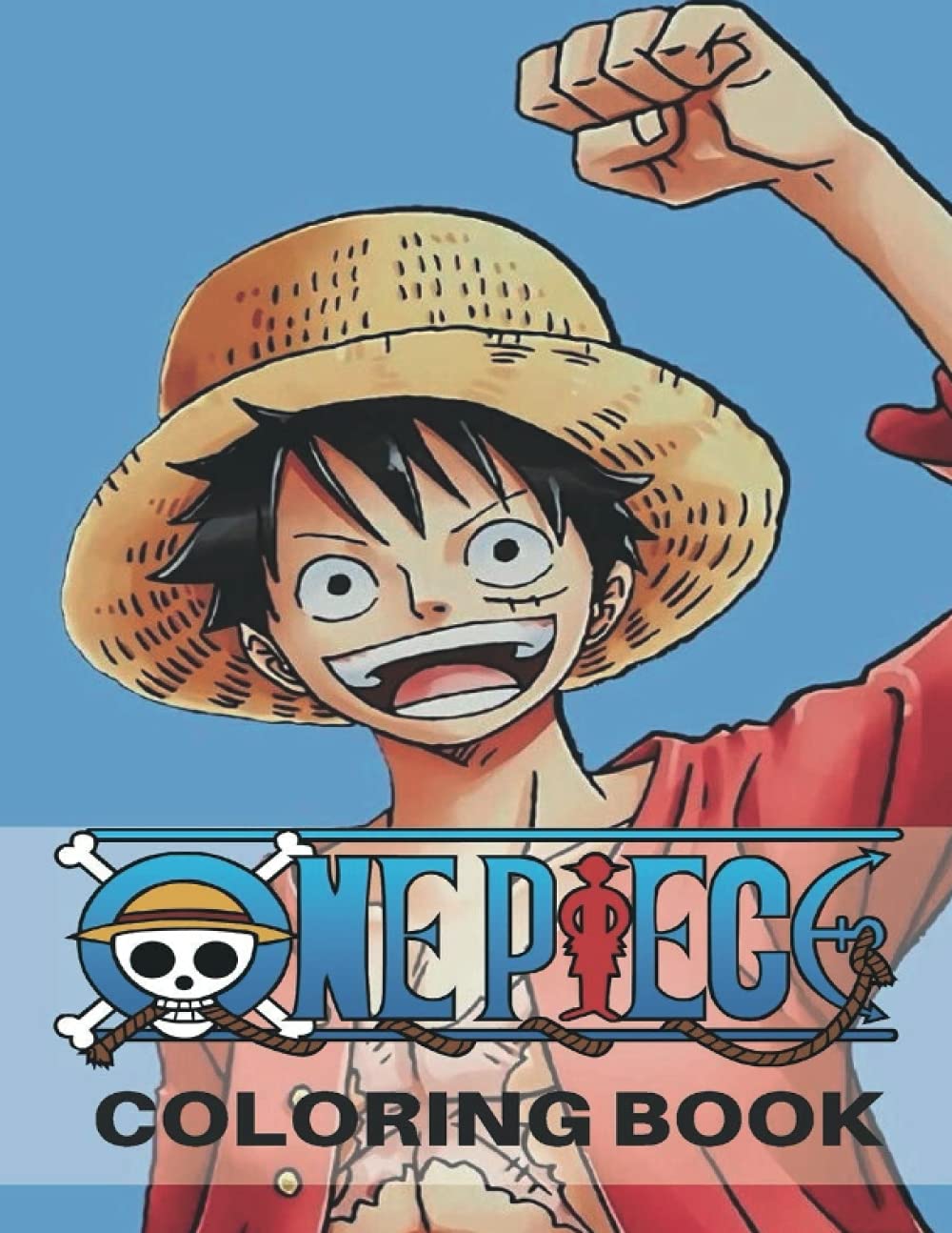 Buy One Piece Coloring Book: Funny Anime For Luffy And Friends Fans ...