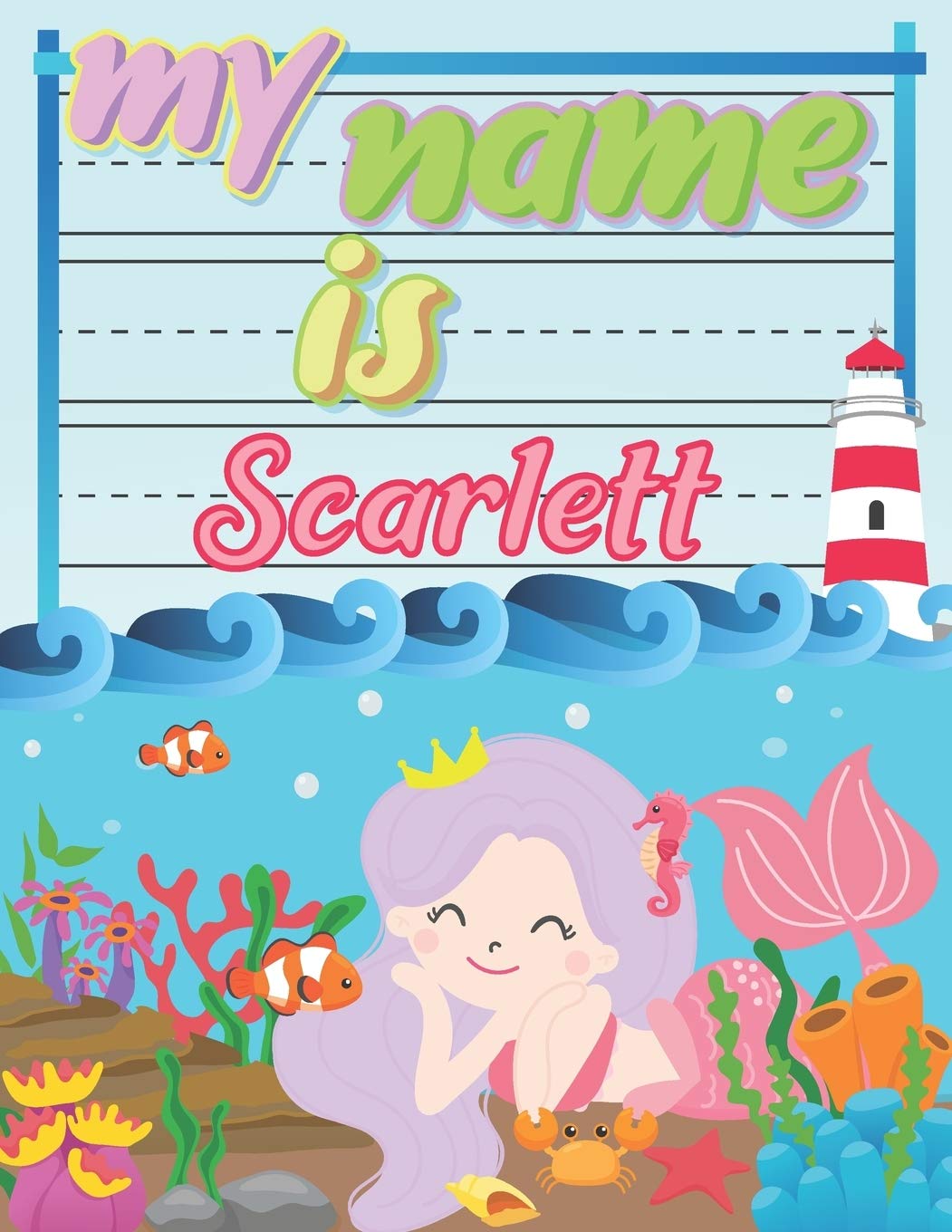 Buy My Name is lett: Personalized Primary Tracing Book / Learning How ...