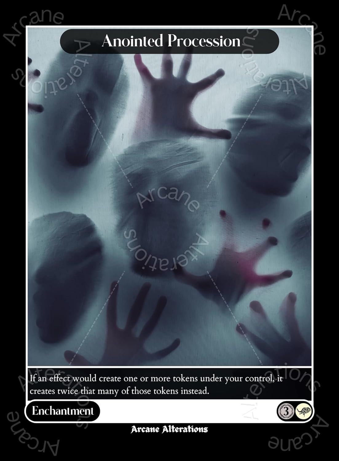 Amazon.com: Anointed Procession - Altered Art Custom Card : Toys & Games