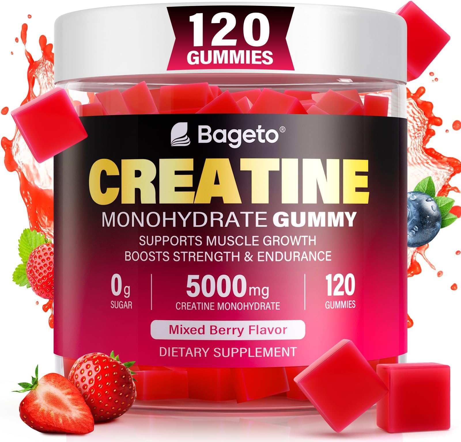 Amazon.com: Bear Balanced Creatine Gummies for Men & Women - Creatine ...