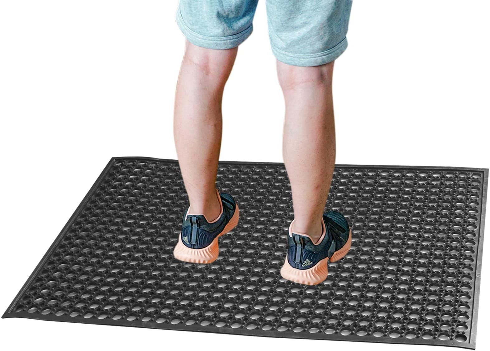 Amazon.com: Uniboho Outdoor Rubber Drainage Mat Anti Slip Door Mat ...
