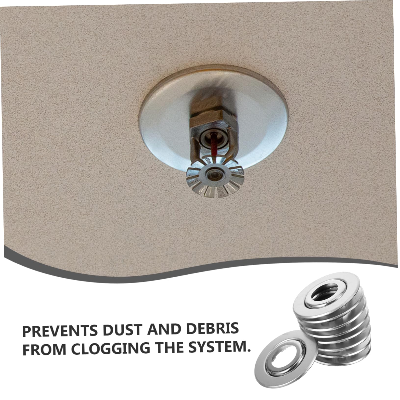 Fire Sprinkler Head Shields Raindrops 20pcs Fire Sprinkler Head Shield