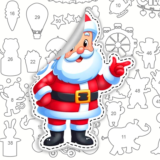 Sticker Book Coloring Games Stickers Color ASMR Drawing Color by Number ...