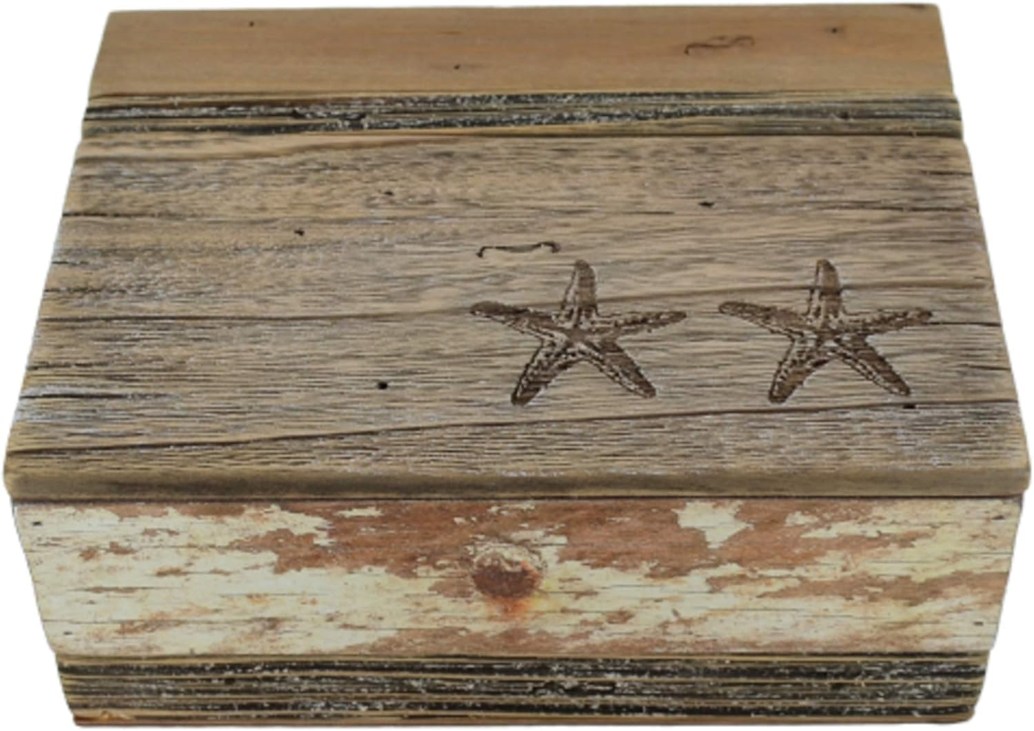 Amazon.com: Prezents.com Nautical Starfish Box Keepsakes Chest Memory ...