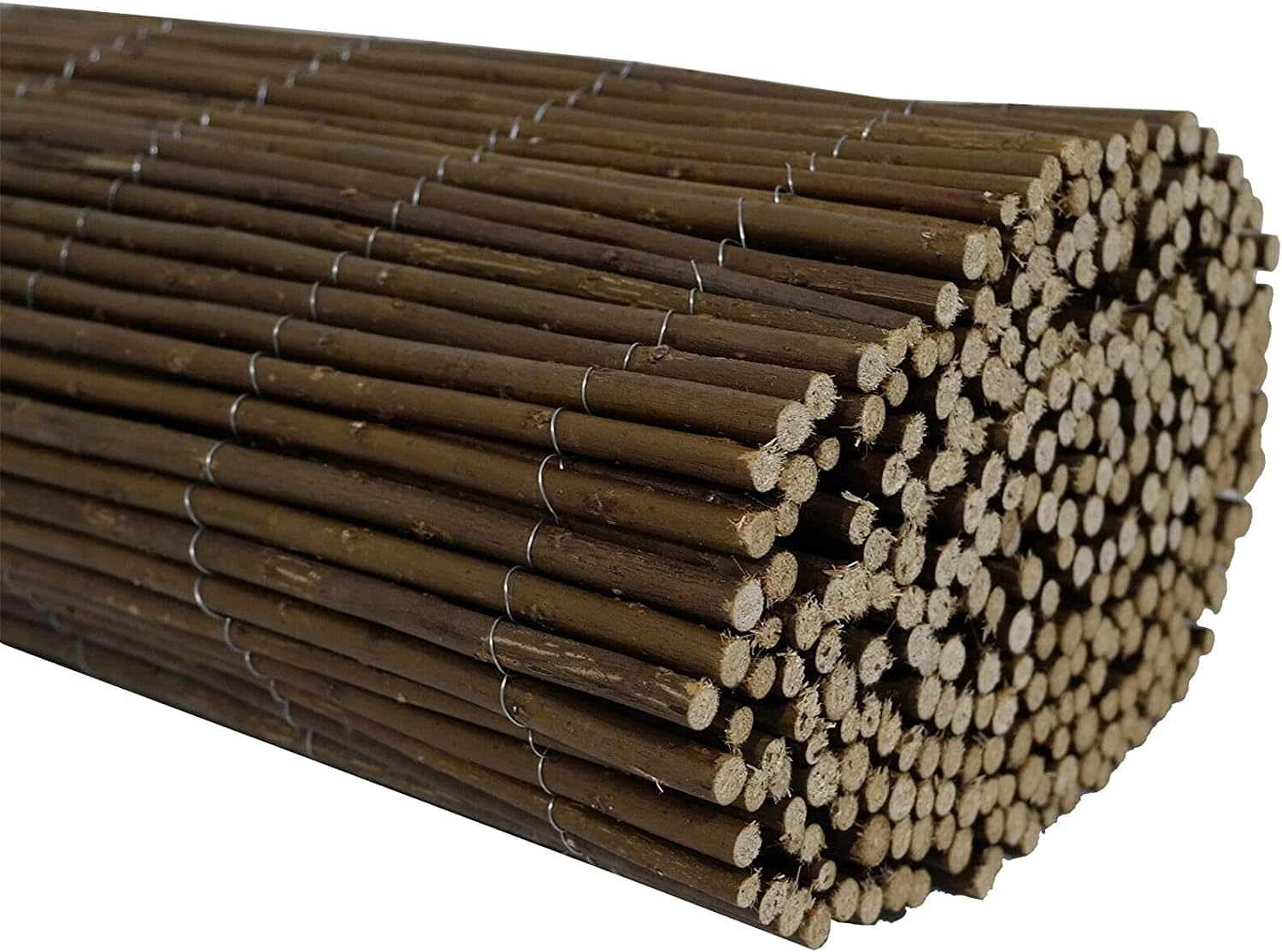 Premium Willow Natural Garden Fence Screening Roll Privacy Border Wind ...