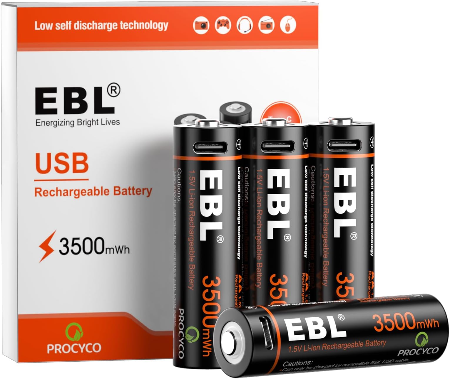 Amazon.com: Soshine Rechargeable Lithium AA Batteries - USB C AA ...