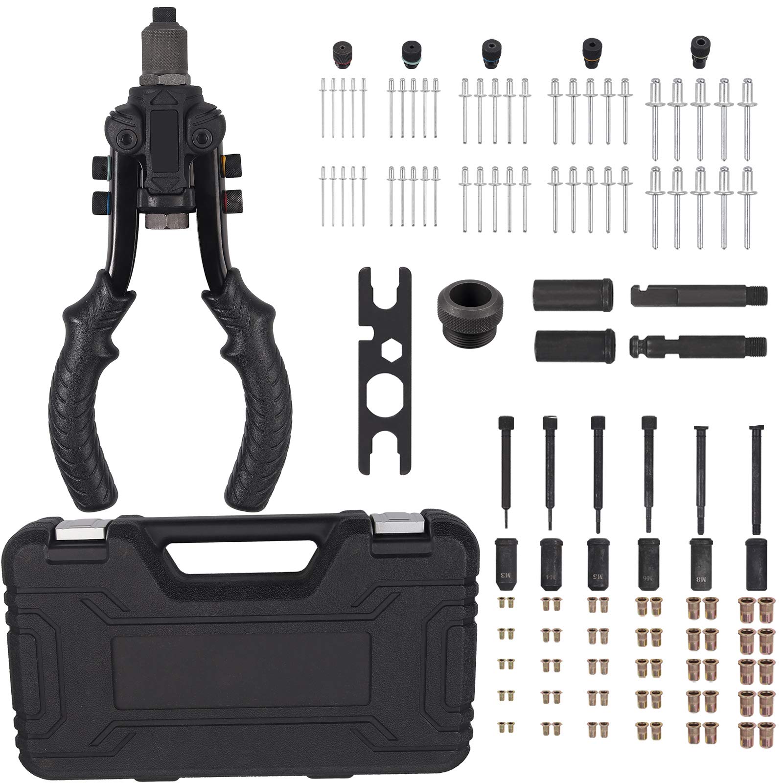 Buy 3 in1 Rivet Nut Tool Setter Kit 11" Rivet Nut Tool Professional ...