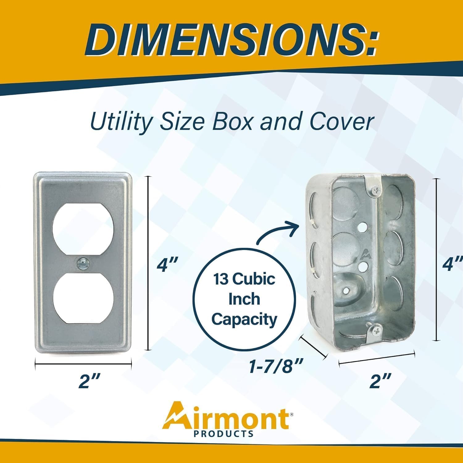 4 Way Duplex Box Dimensions