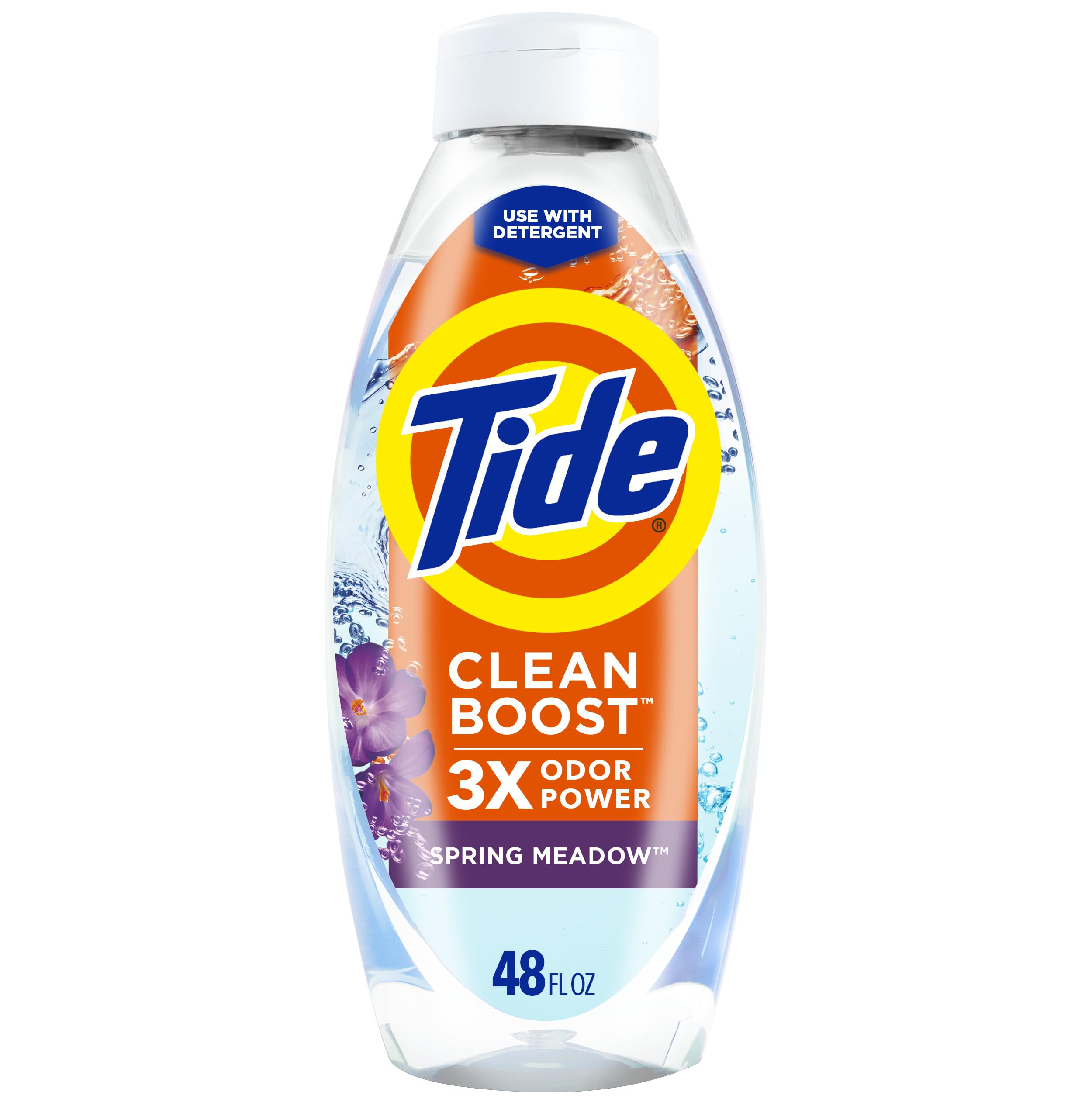 Tide Clean Boost Fabric Rinse, Removes Odours and Residues, Safe on All ...