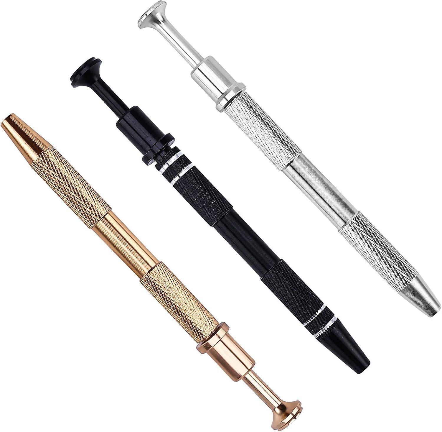 3 Pack Piercing Ball Grabber Tool Jewelry Claw Grabber & Prong Tweezers ...