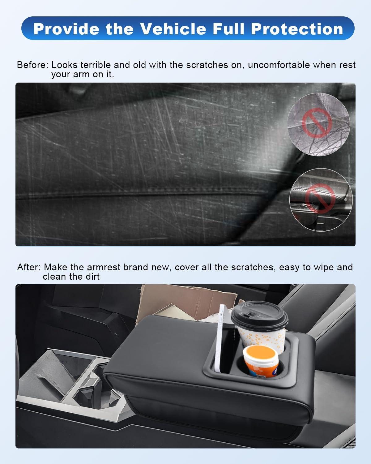 Snapklik.com : 2024 Cybertruck Center Console Cover For 2024 Tesla ...