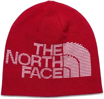 THE NORTH FACE Reversible Highline Beanie Hat, TNF Red/Cordovan, One ...