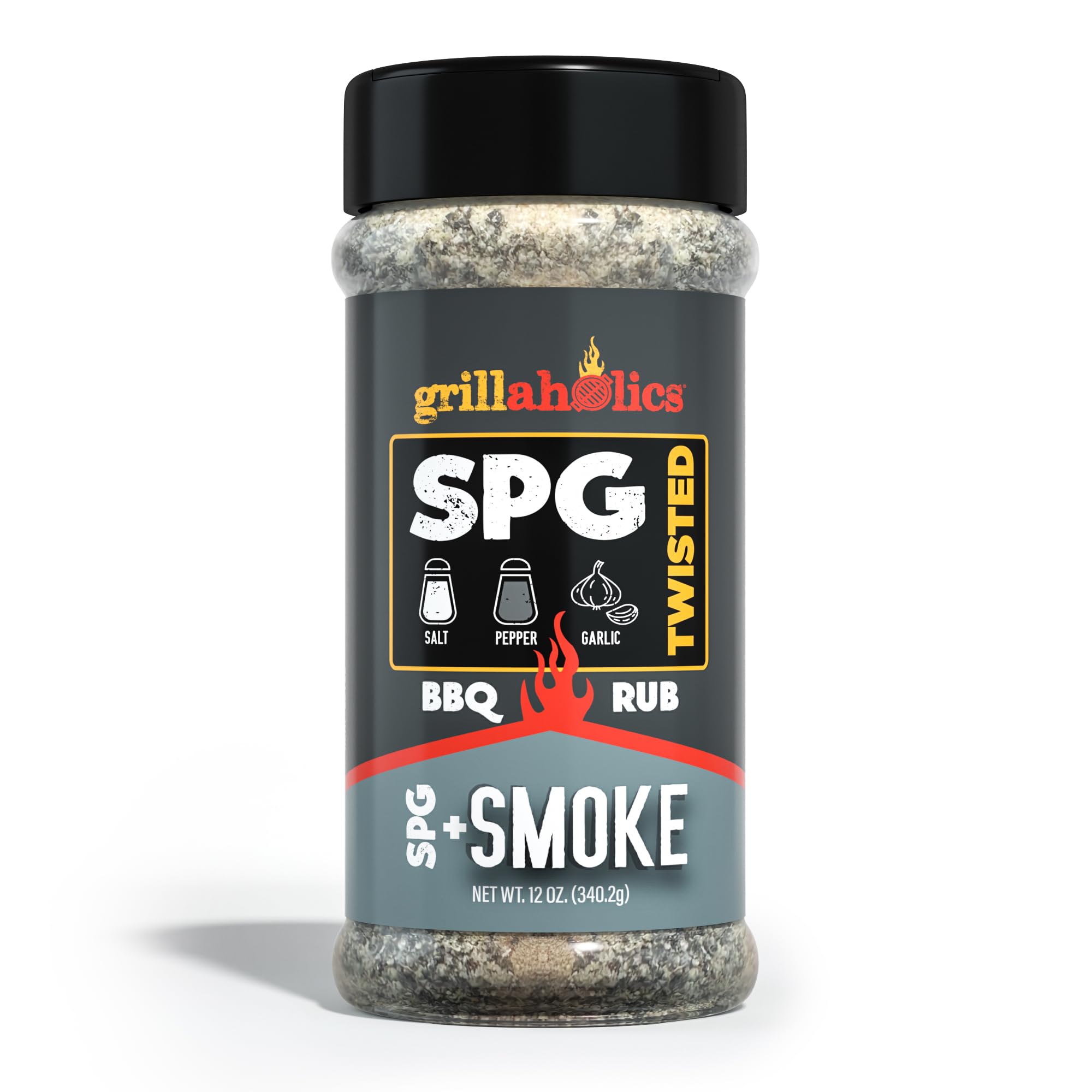 Amazon.com : Grillaholics Twisted SPG + Smoke Seasoning - Salt Pepper ...