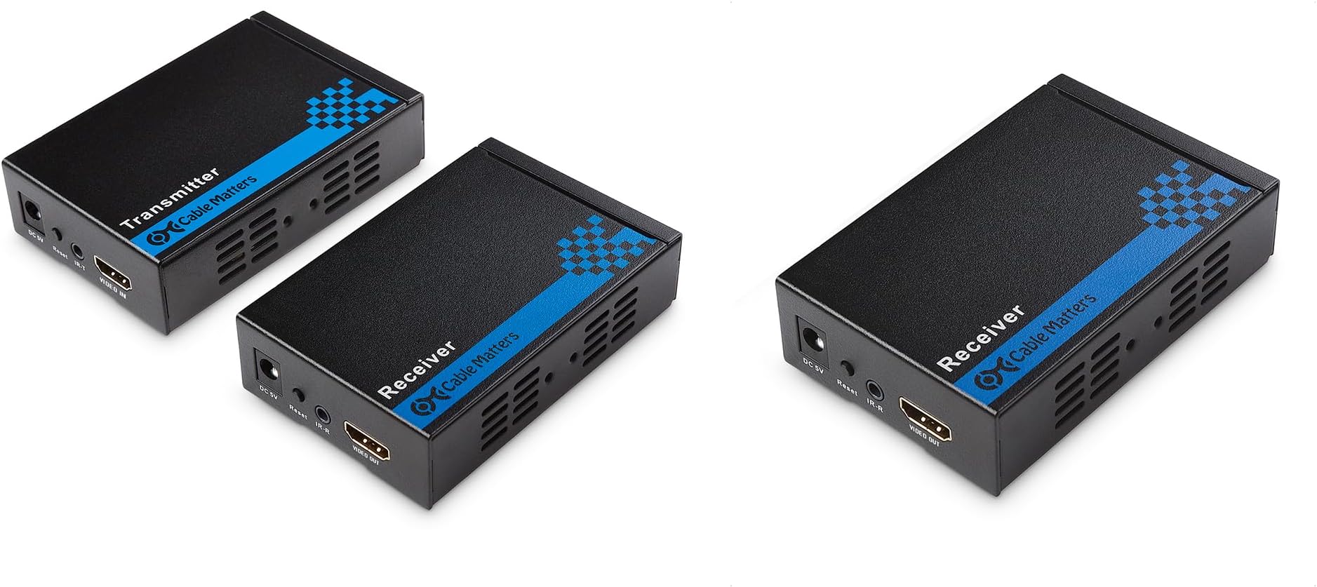 Amazon.com: Cable Matters Wall Mount HDMI Extender with TCP/IP Support ...
