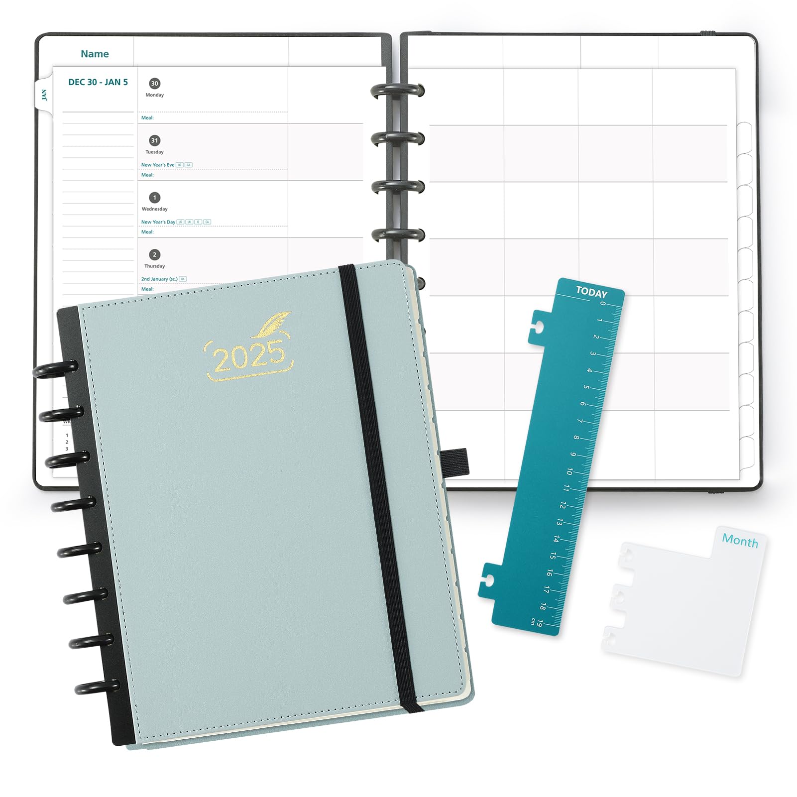 BEZEND Family Diary 2025 Week to View A5+ with 6 Column Layout – 2025 ...