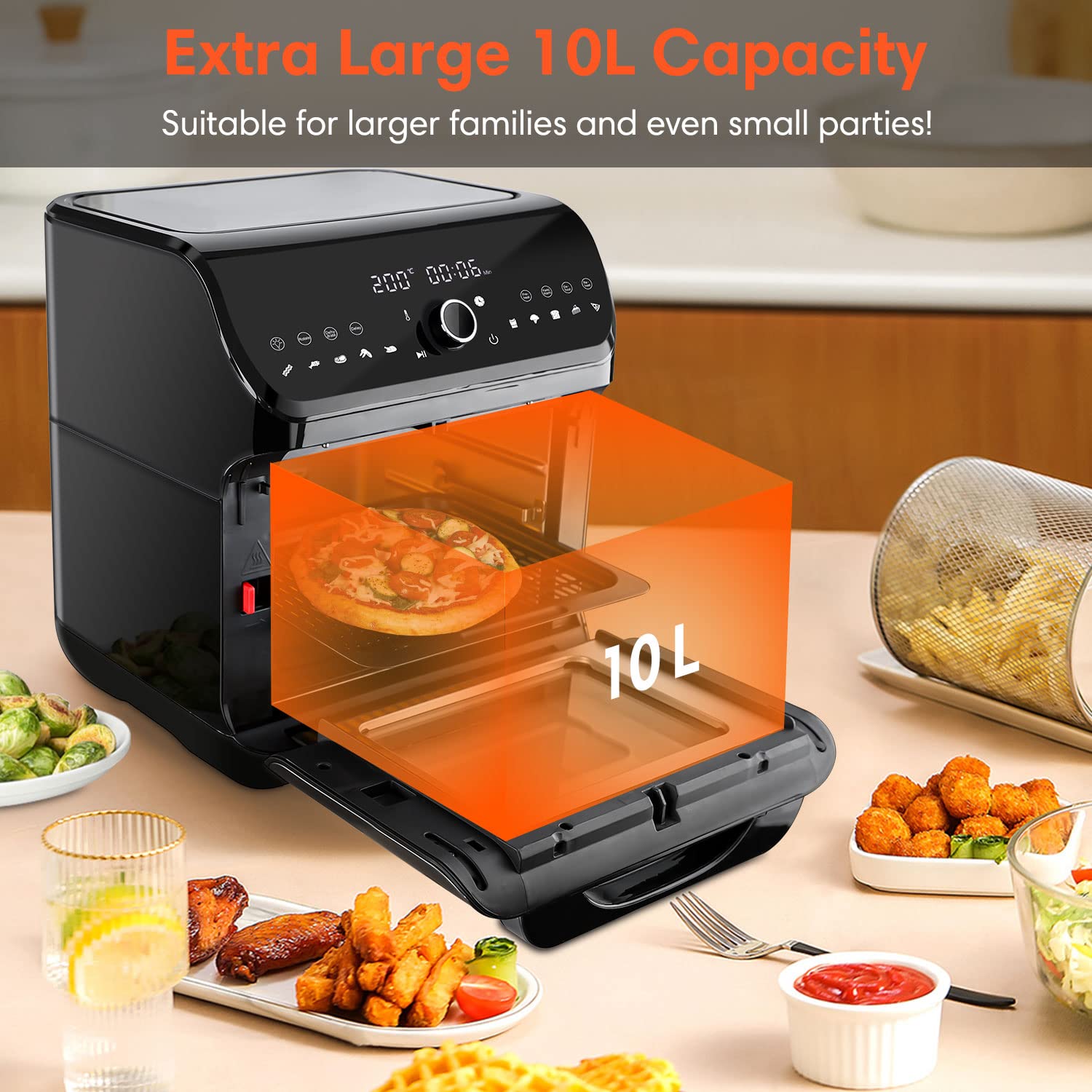 Buy Sincreative Air Fryer Toaster Oven 10 in 1 Hot Air Fryer Buy Sincreative Air Fryer Toaster Oven 10 in 1 Hot Air Fryer