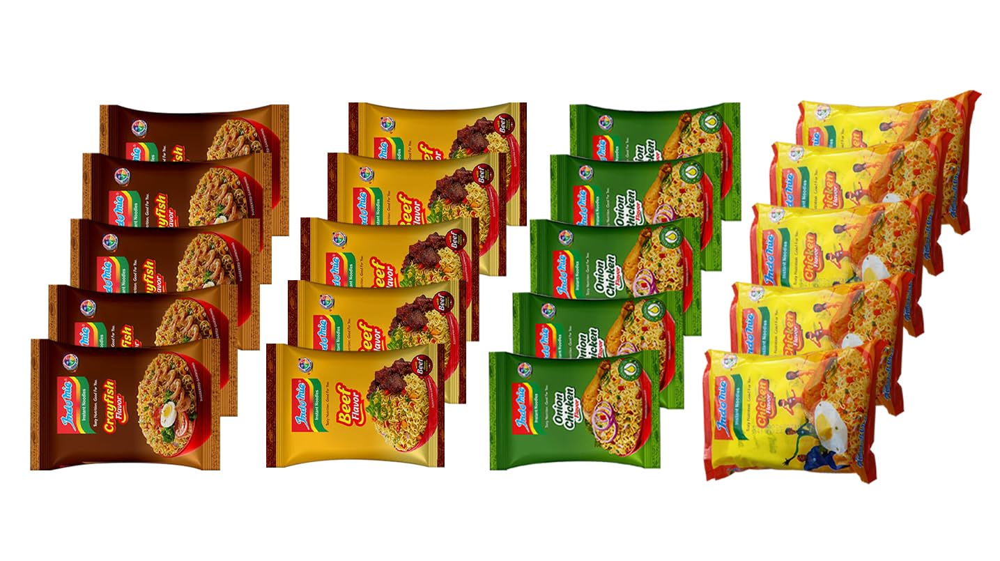 Instant Indomie Noodles - Pick Or Mix Any 20 Packs From Chicken Noodles ...