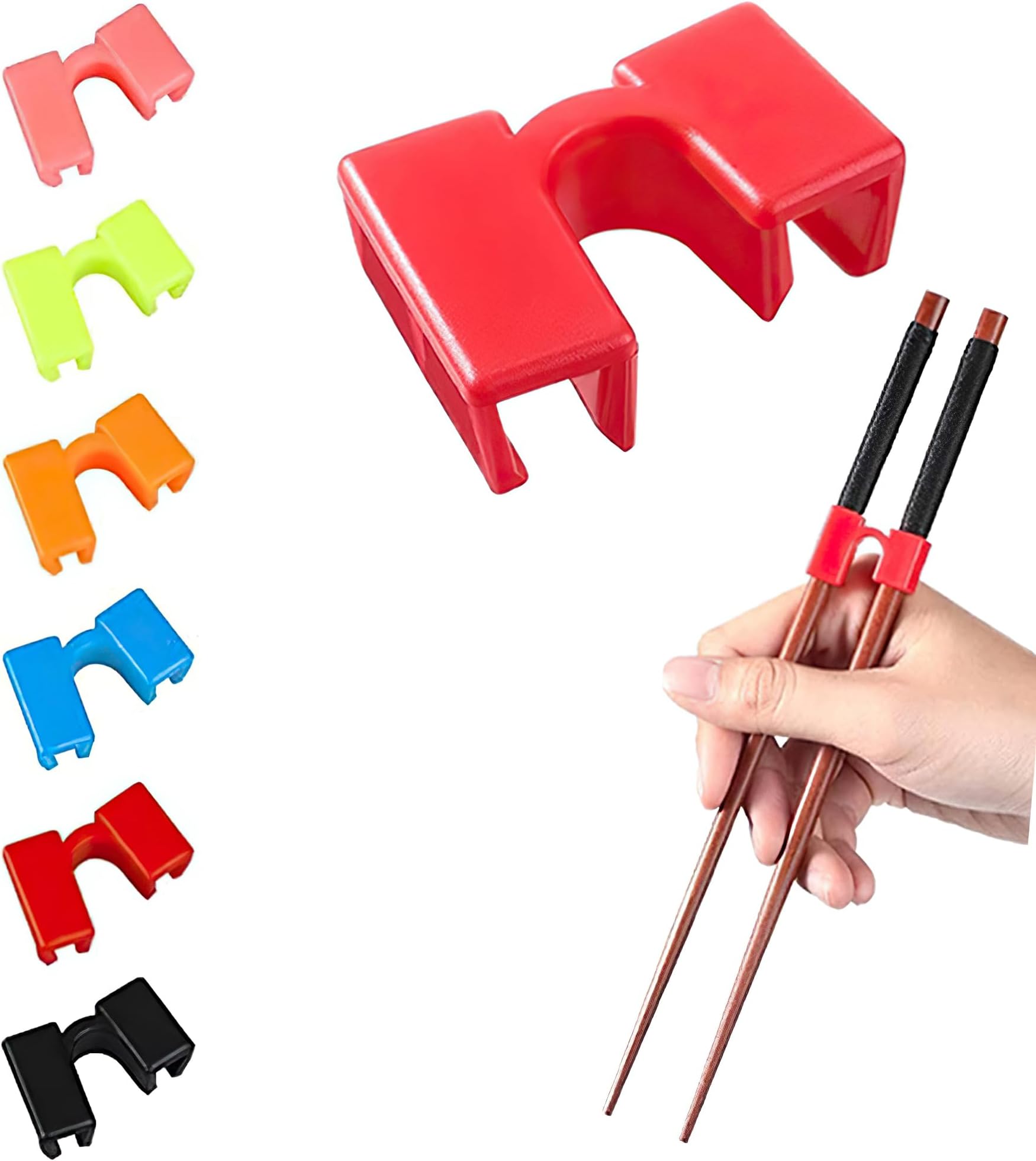 Amazon.com: Chopstick Helpers for Beginners, Mabor 8 Pairs Training ...